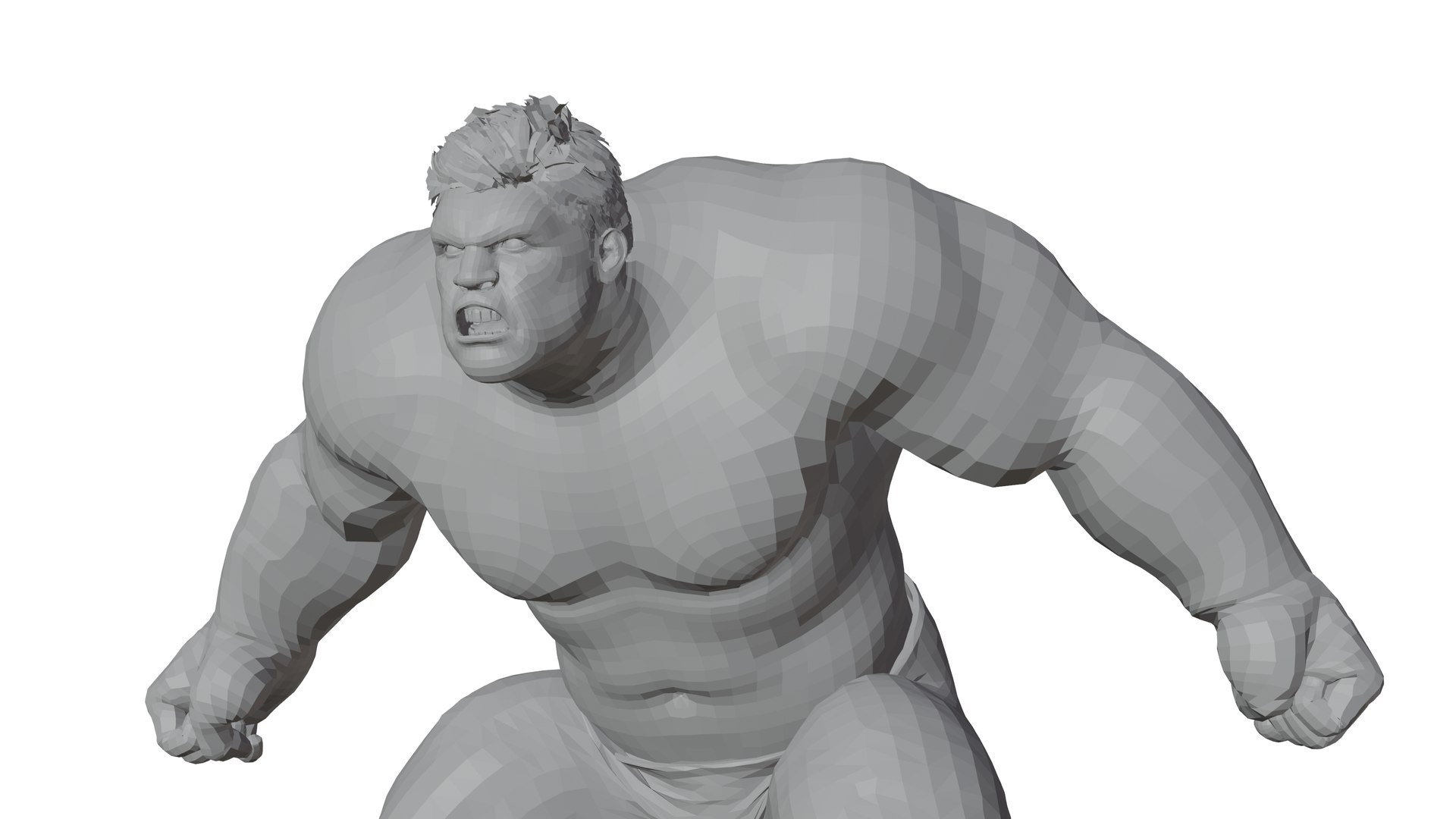 Red Hulk 3D Model - TurboSquid 2285375