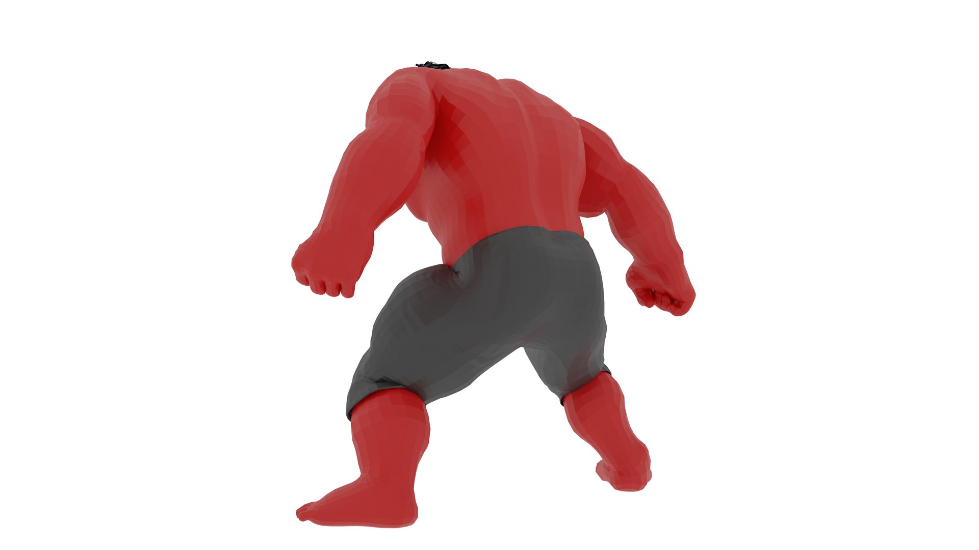 Red Hulk 3D Model - TurboSquid 2285375