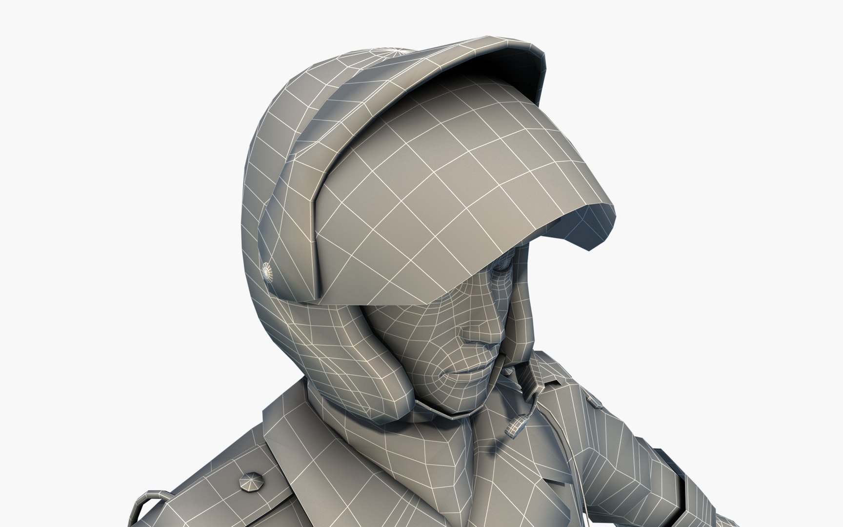 3D Japanese Traffic Police 0003 Model - TurboSquid 1623947