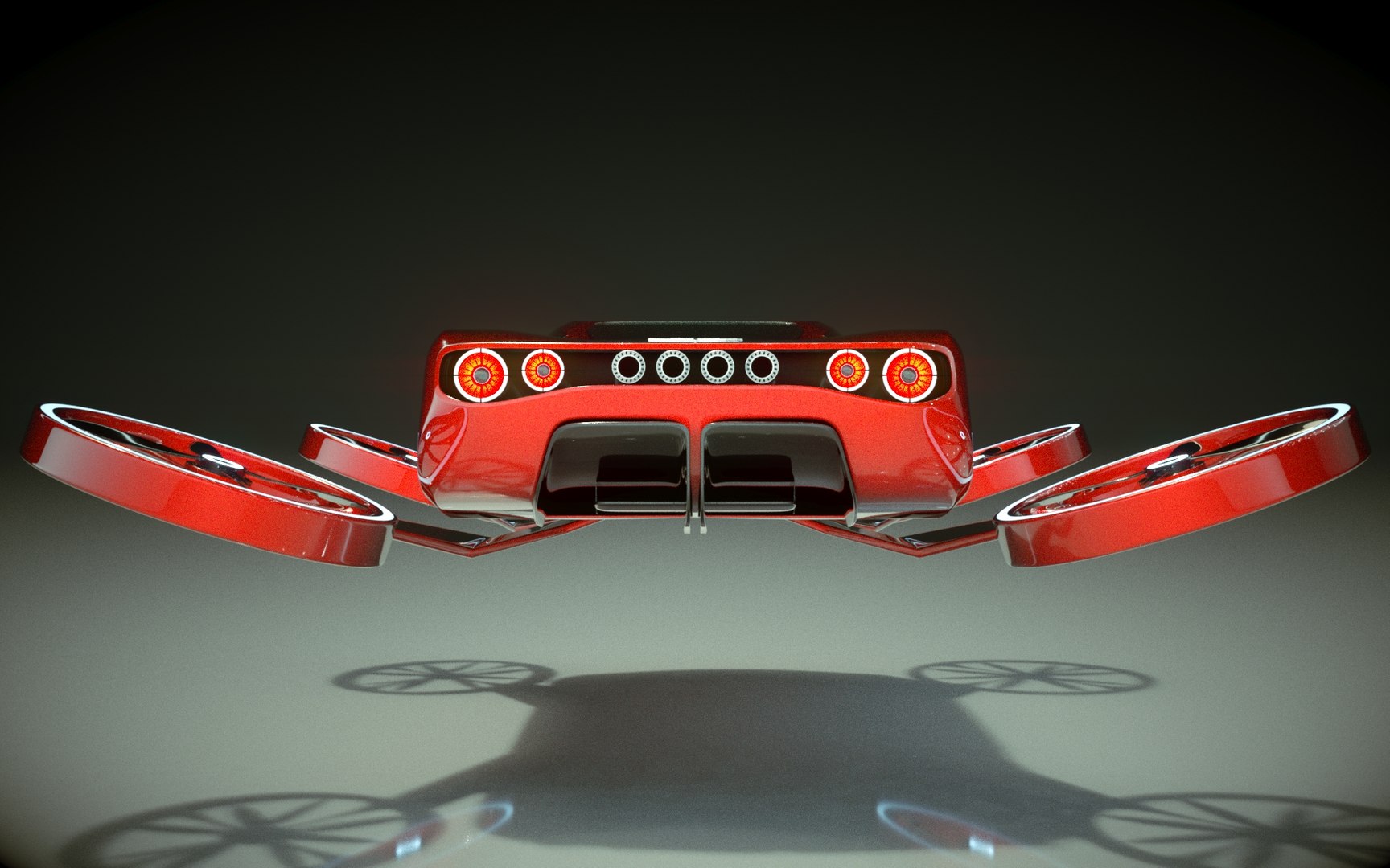 Car copter 3D model - TurboSquid 1536232