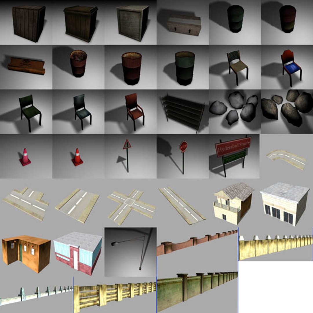 3d model gaming pack
