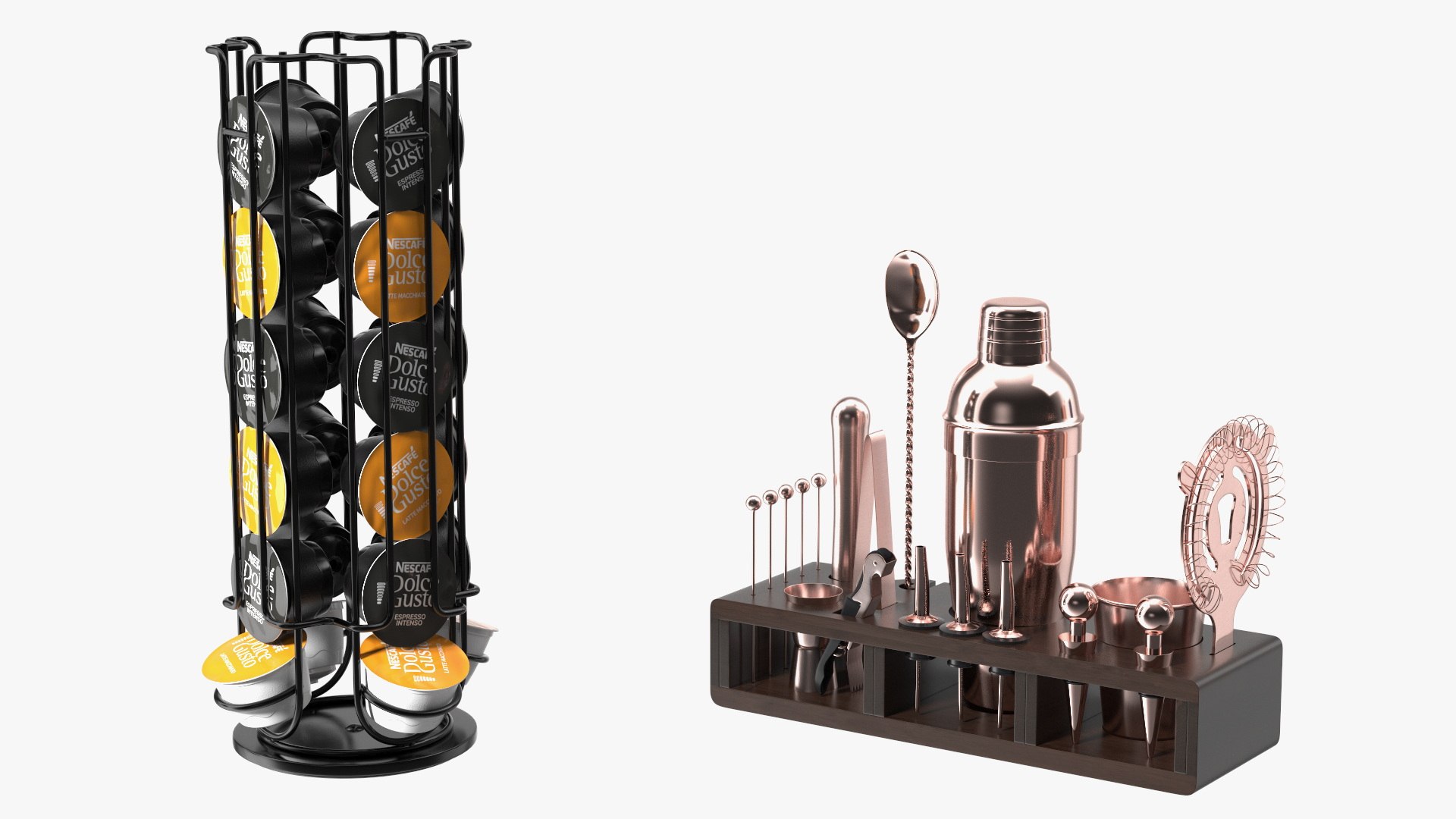 Modern Home Bar Furniture Set 3D Model - TurboSquid 2335714