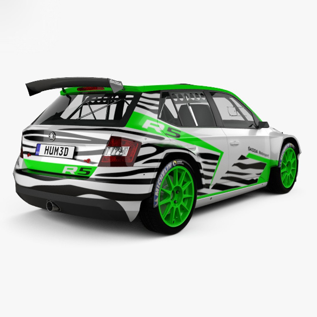 3D skoda fabia r5 model - TurboSquid 1380054