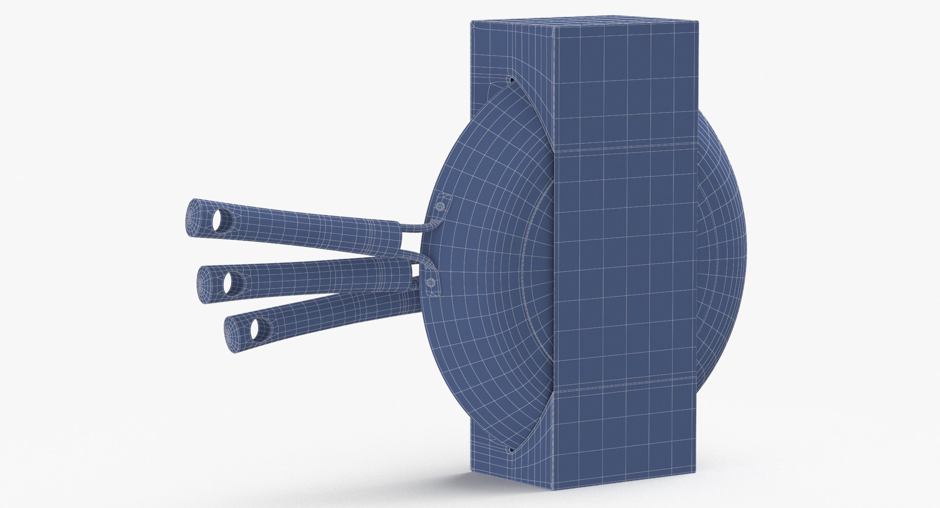 3D Cook Pans Type 01 Pack Blue Blank And Generic Label - TurboSquid 2154356