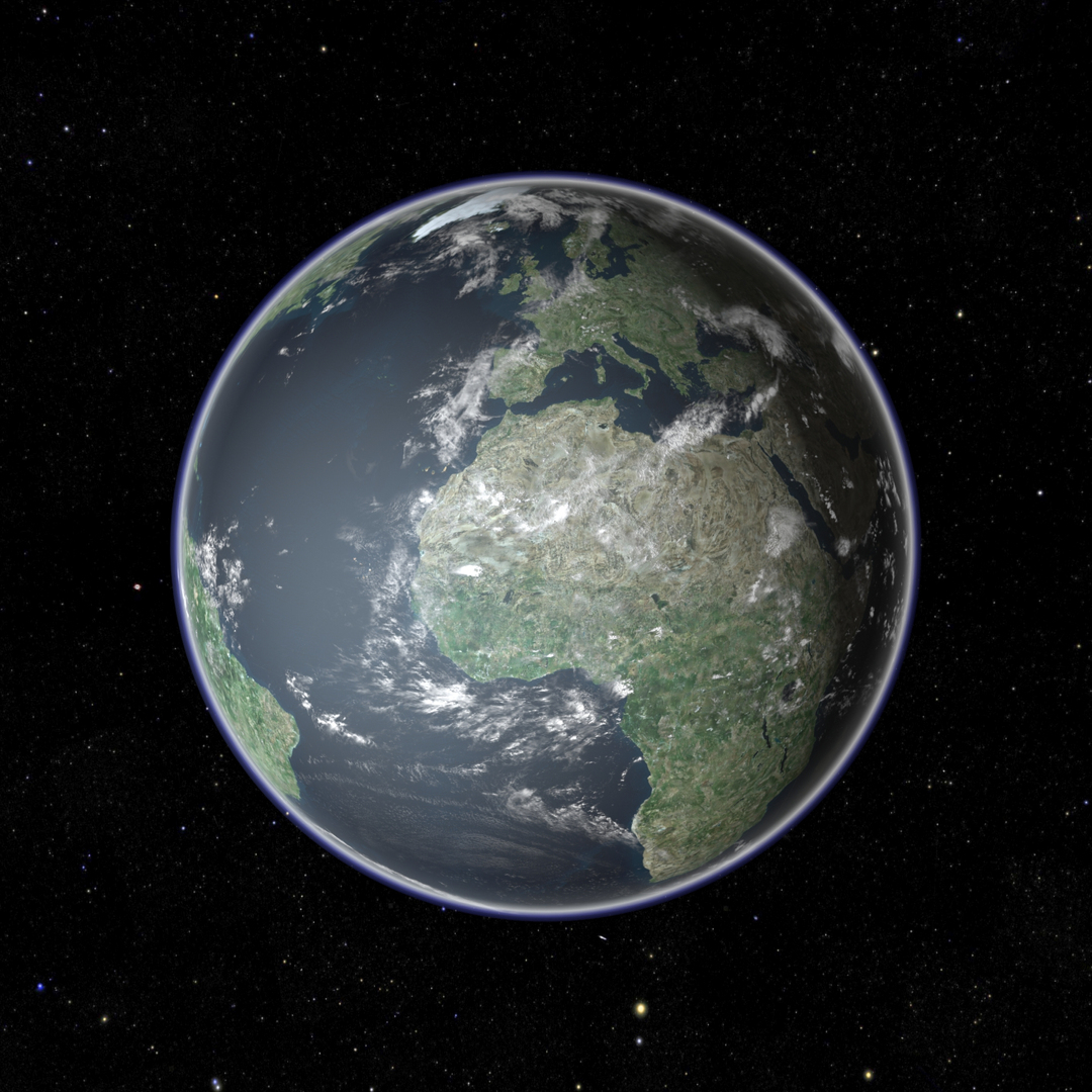 3d Earth 512k Clouds