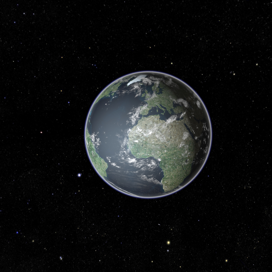 3d Earth 512k Clouds