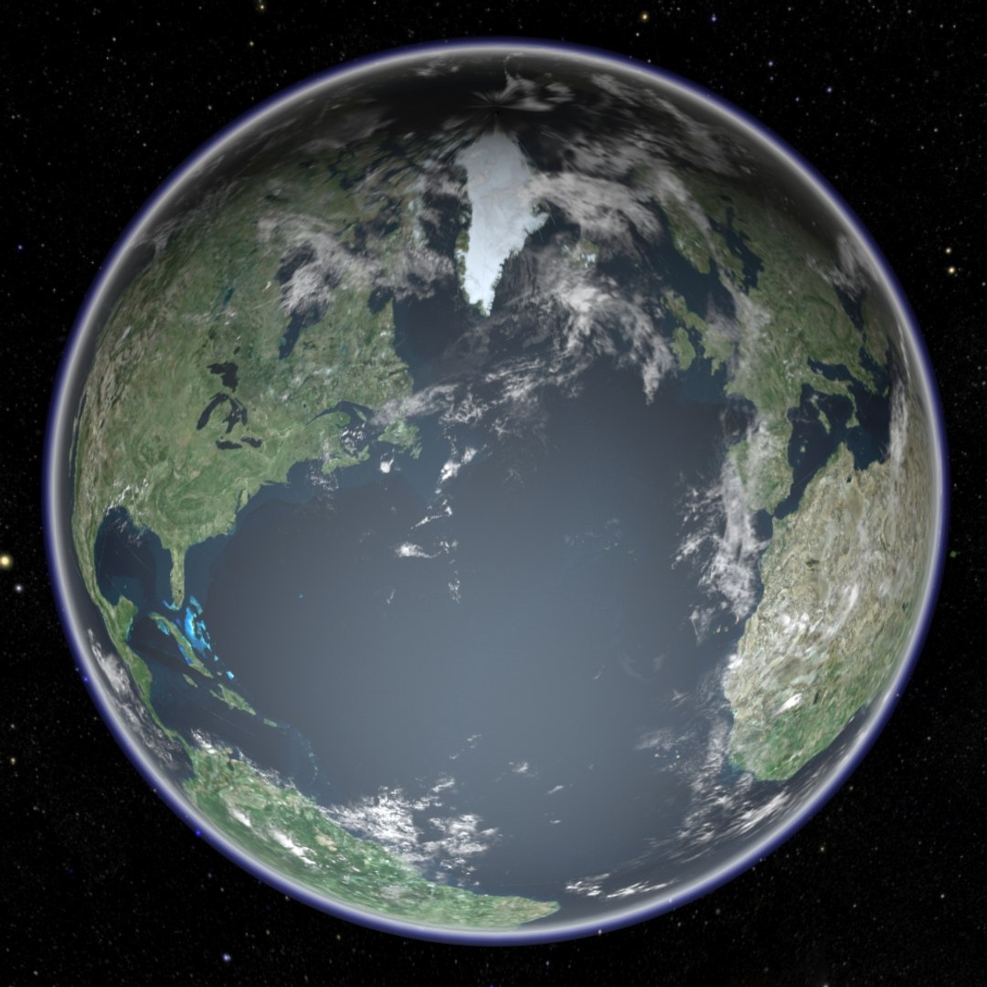 3d Earth 512k Clouds