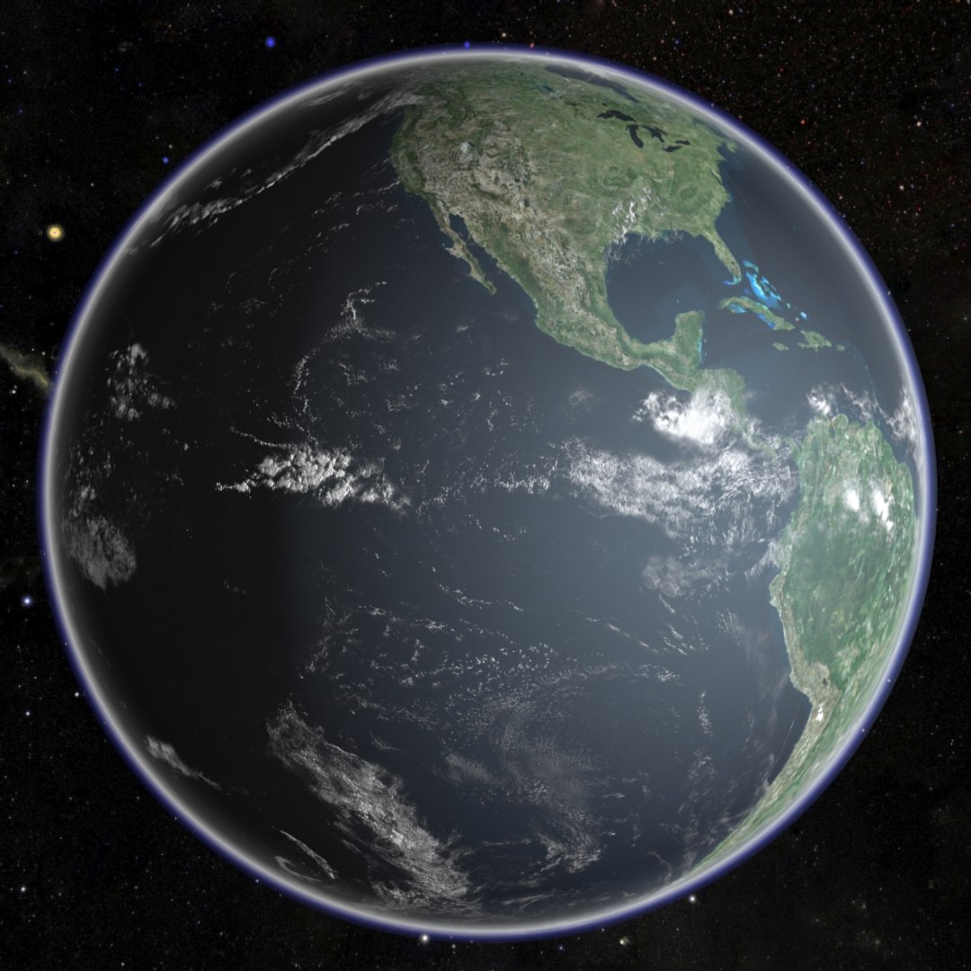 3d Earth 512k Clouds