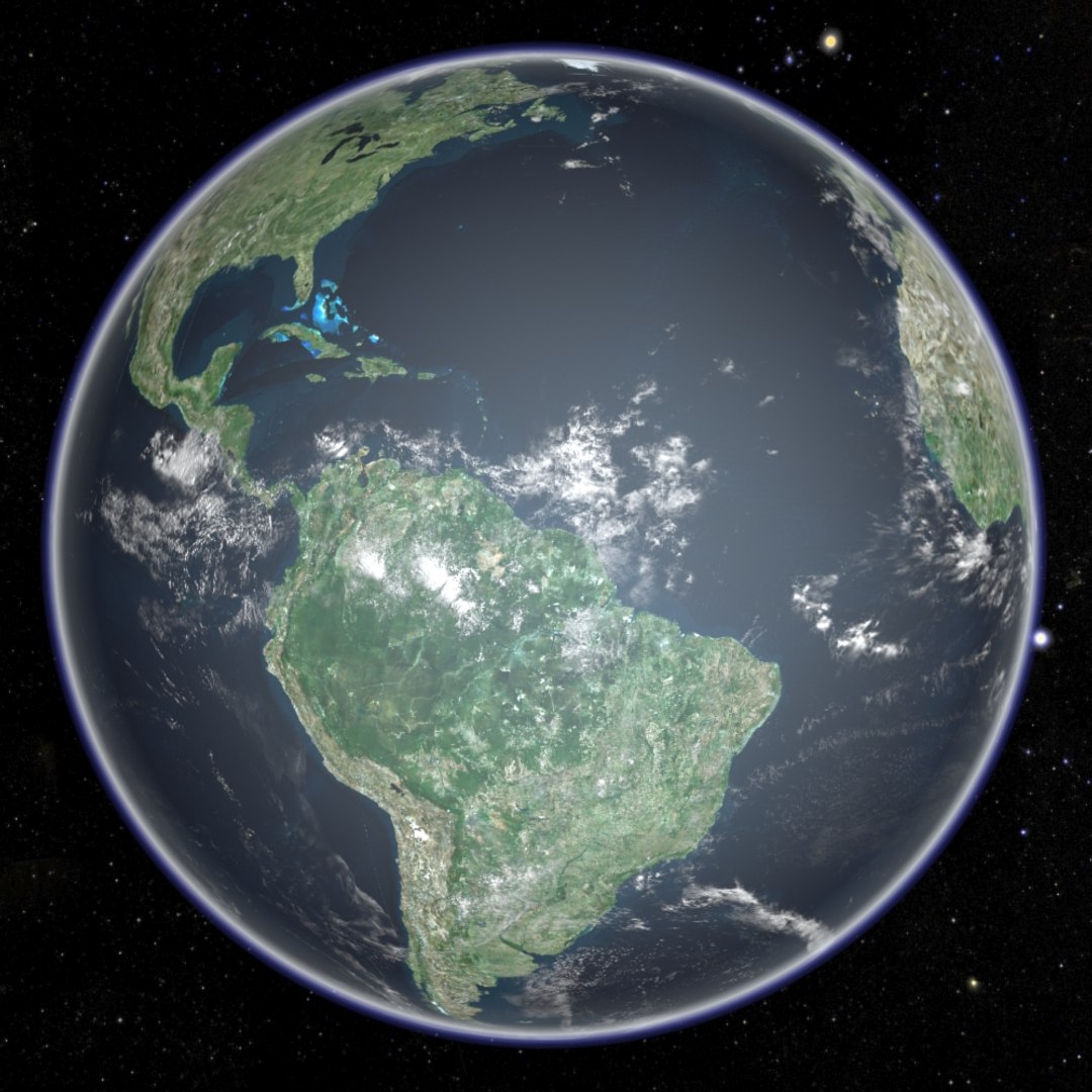 3d Earth 512k Clouds