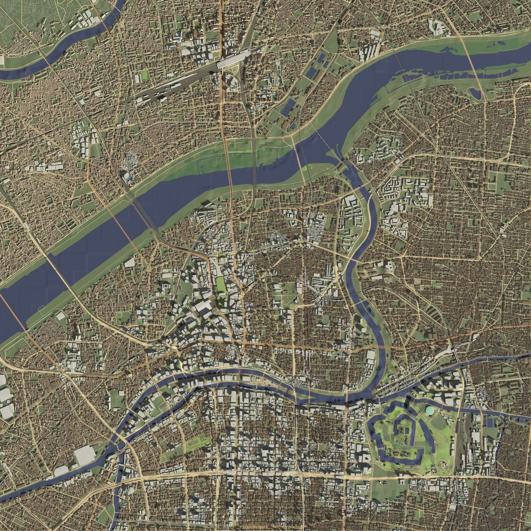 3D Osaka - Yodo River Japan - City And Urban - TurboSquid 2224774