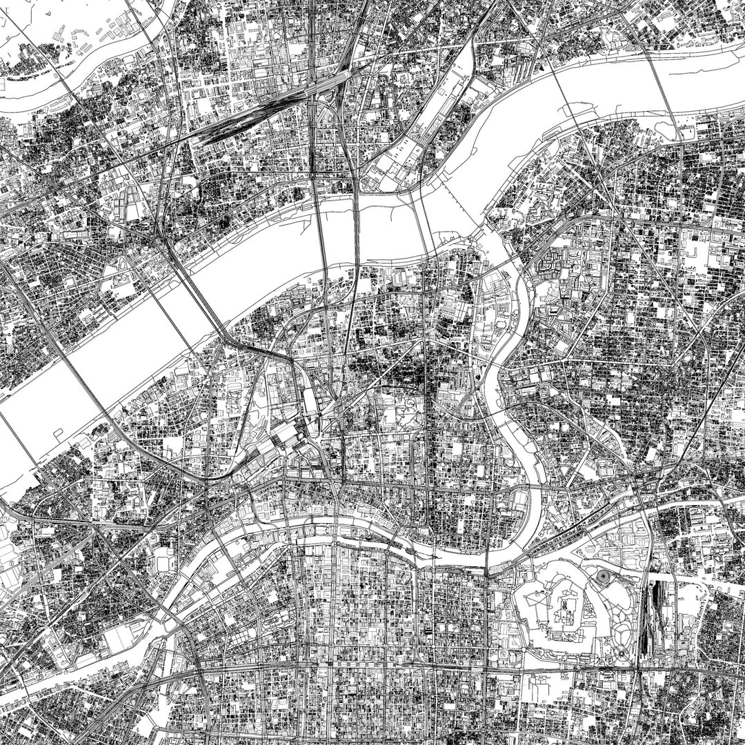 3D Osaka - Yodo River Japan - City And Urban - TurboSquid 2224774