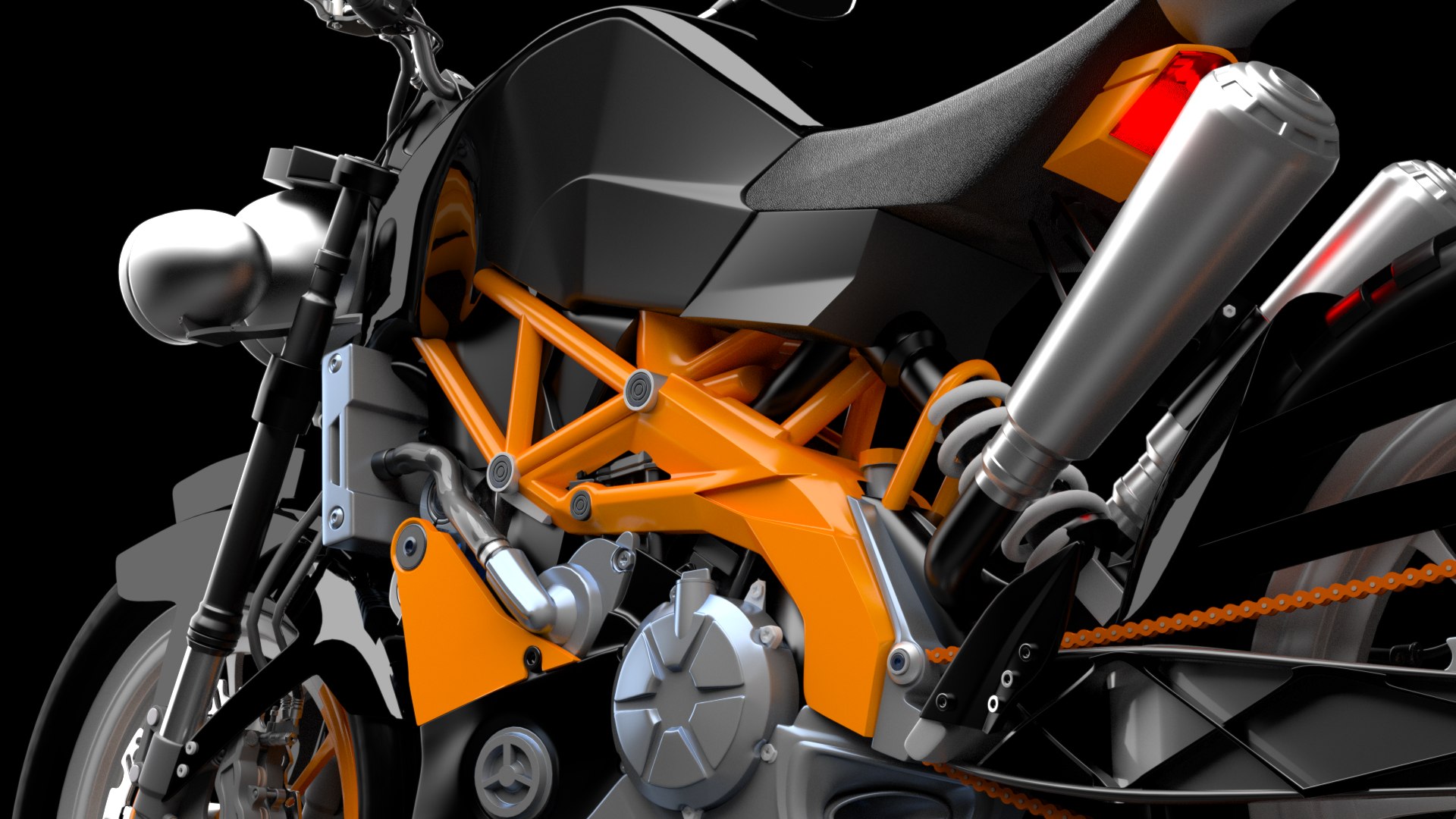 Motor Bike Duke 3D Model - TurboSquid 1232037