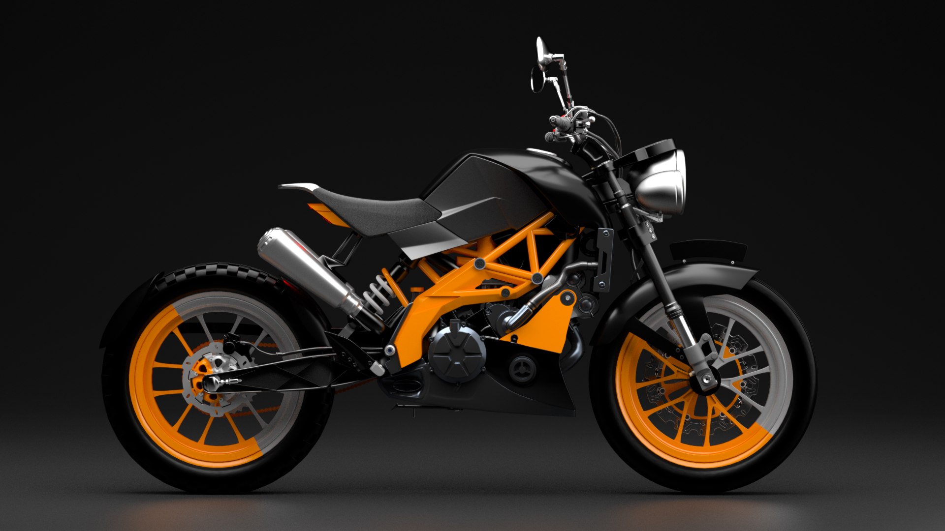 Motor Bike Duke 3D Model - TurboSquid 1232037