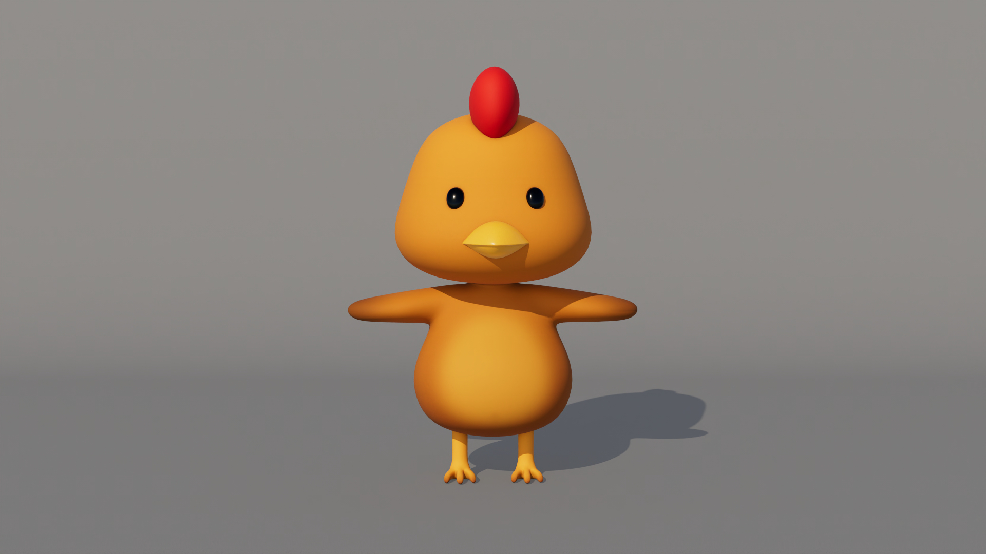 3D Model Rigged Cartoon Chicken - TurboSquid 2194975