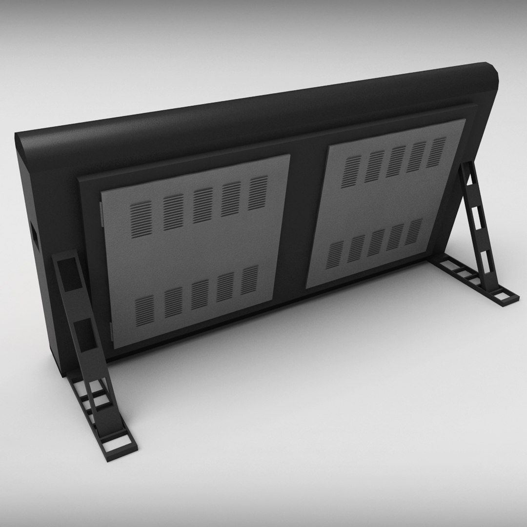 3d Model Of Stadium Advertising Board Led