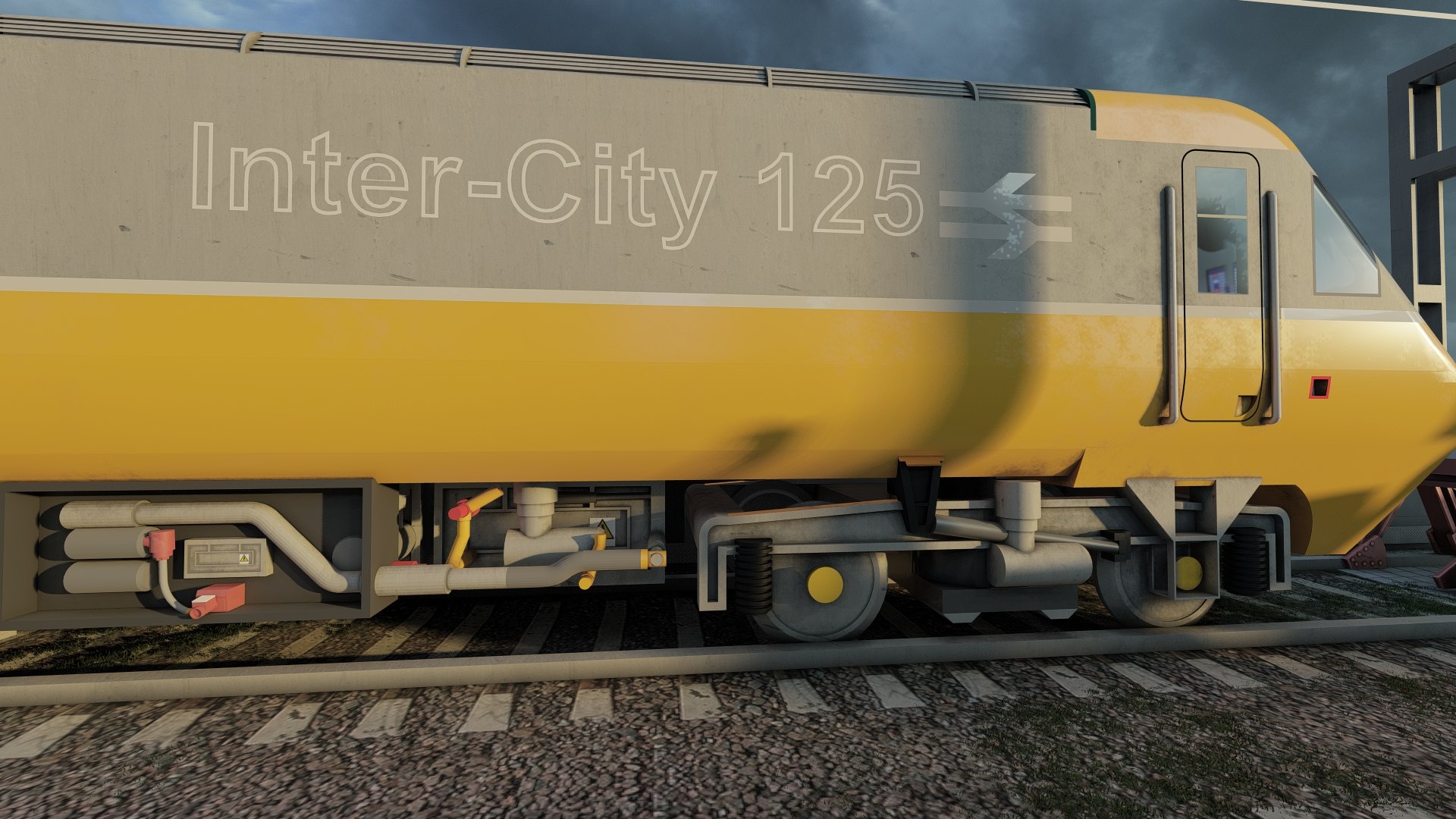 British Rail Class 43 Intercity Model - TurboSquid 2347835