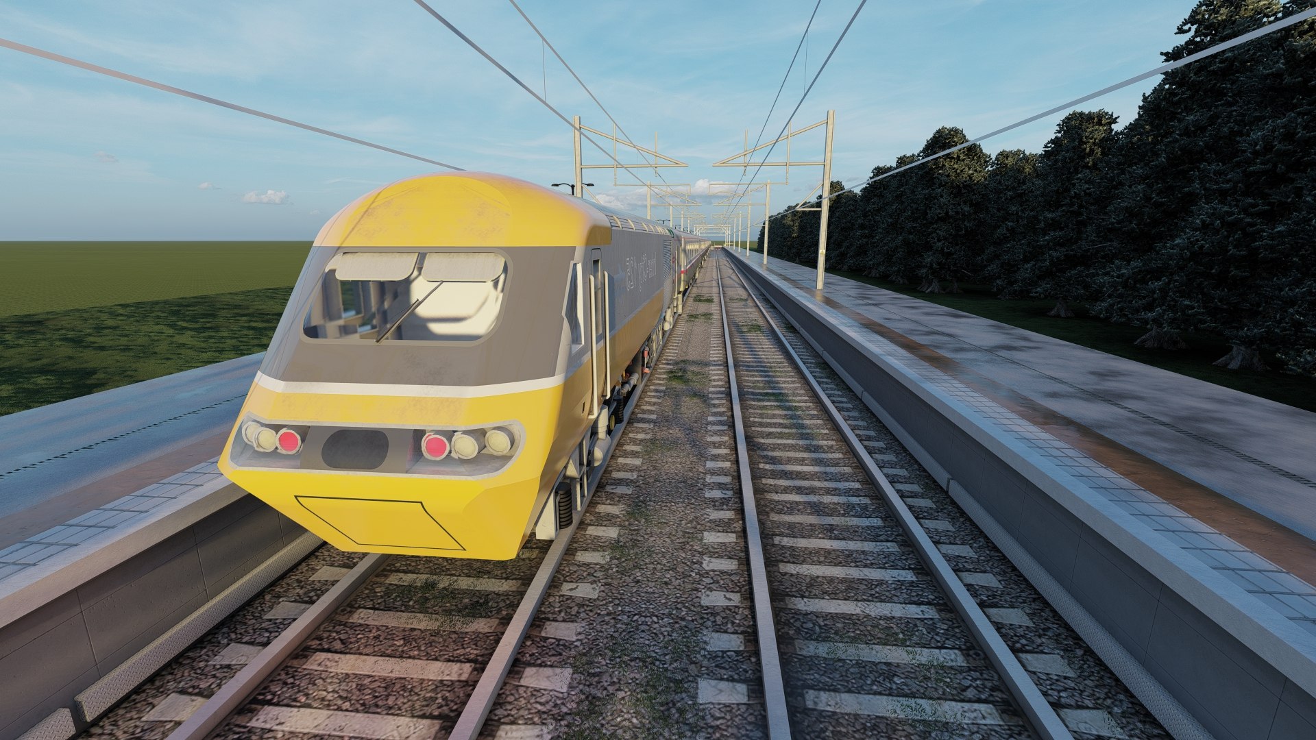 British Rail Class 43 Intercity Model - TurboSquid 2347835