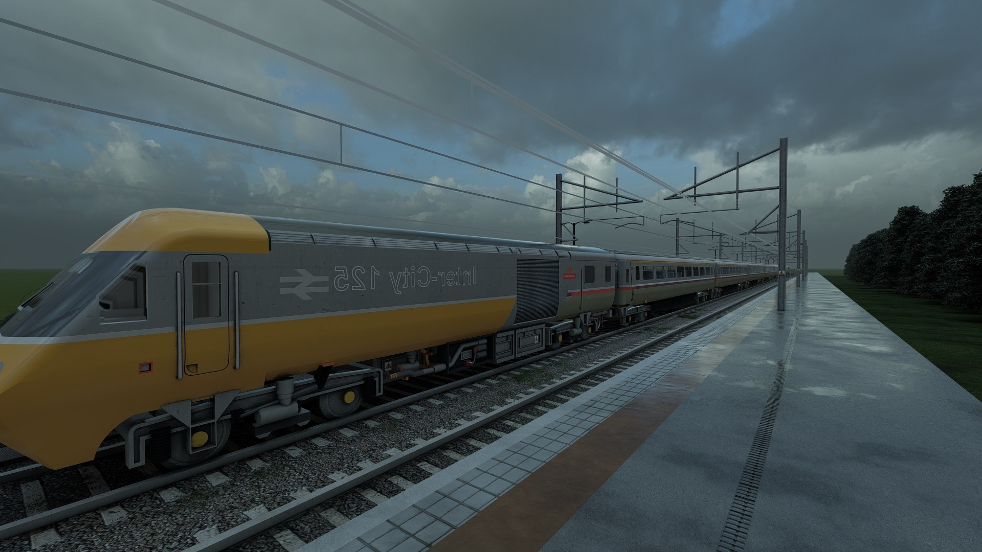 British Rail Class 43 Intercity Model - TurboSquid 2347835