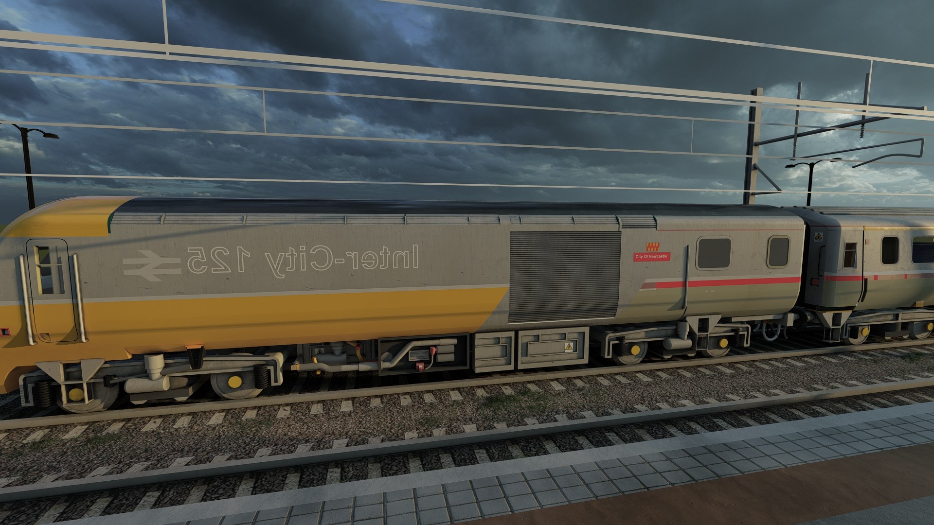 British Rail Class 43 Intercity Model - TurboSquid 2347835