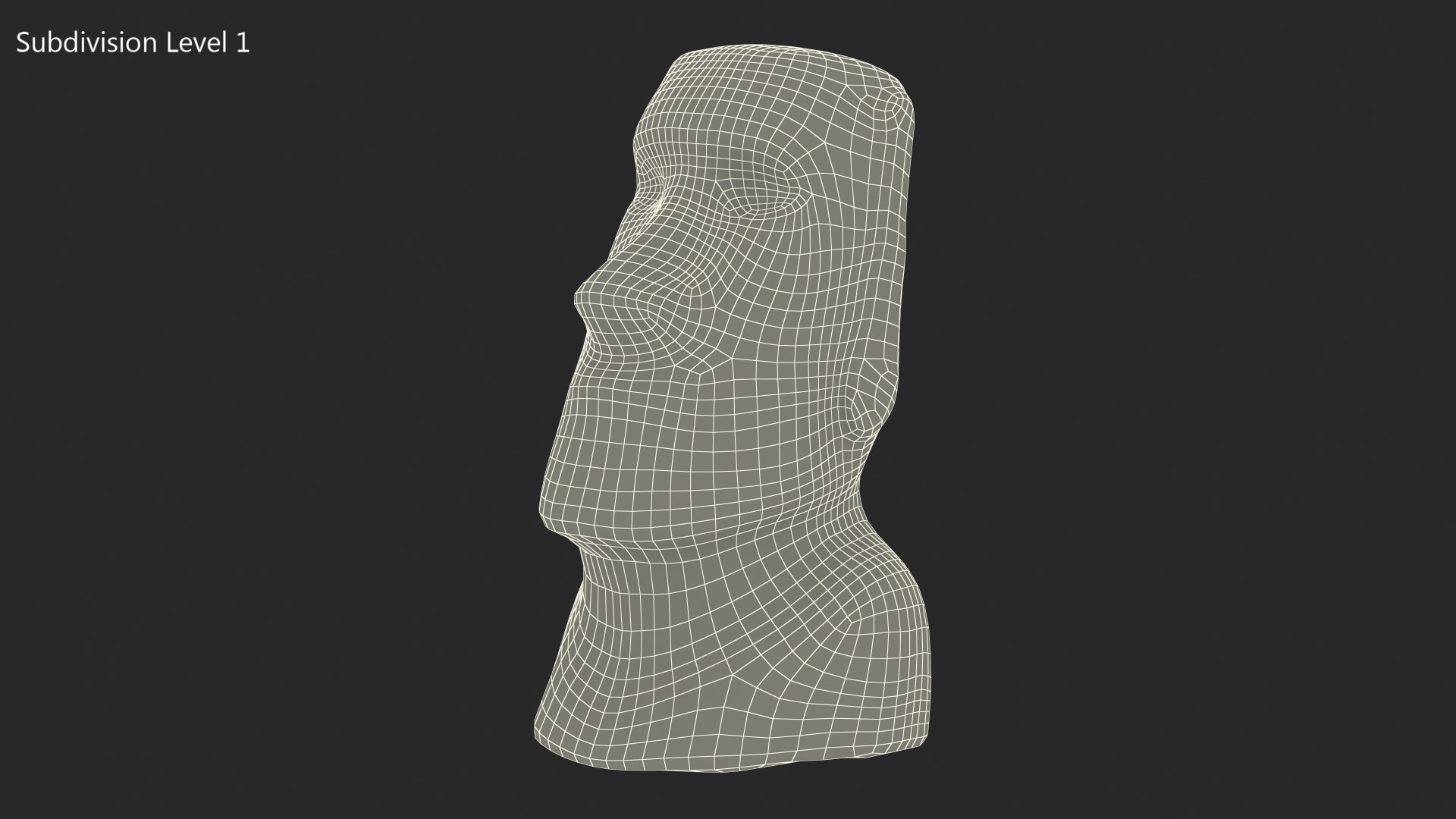 Easter island rock moai 3D - TurboSquid 1611291