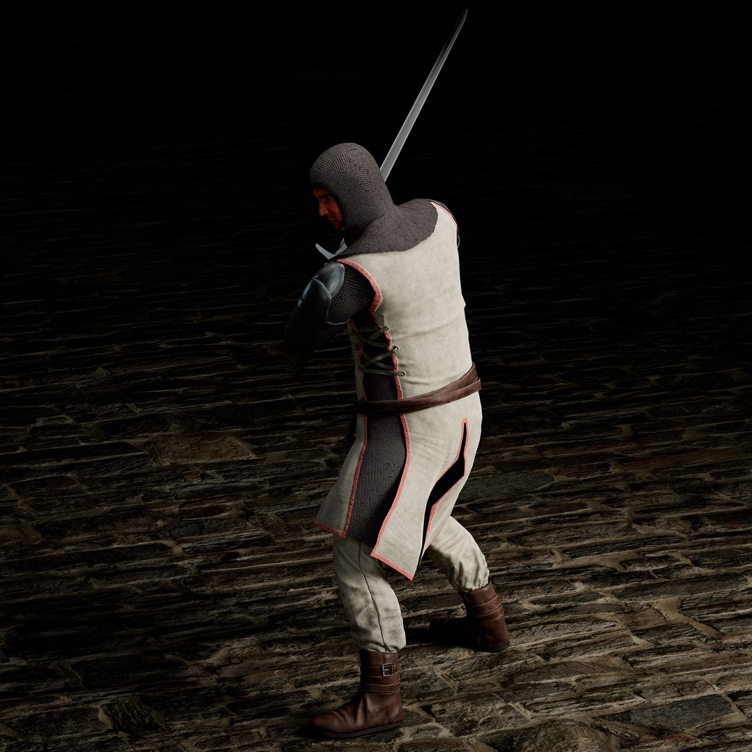 Knight Templar Model - TurboSquid 2309856