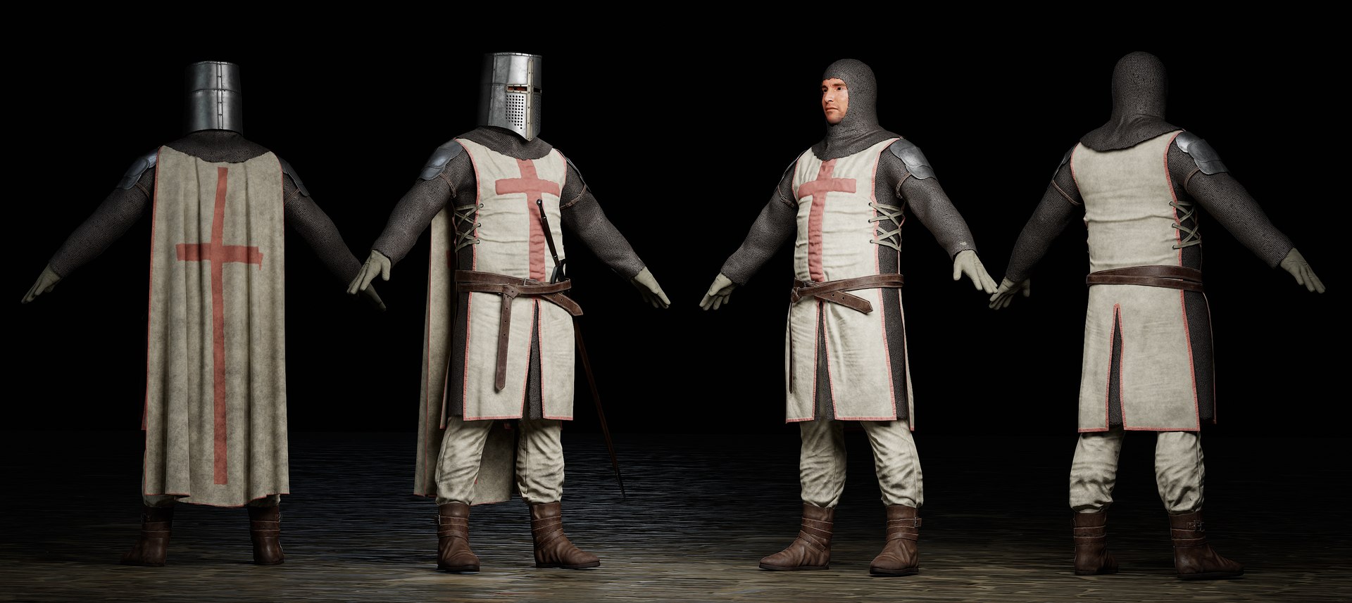Knight Templar Model - TurboSquid 2309856