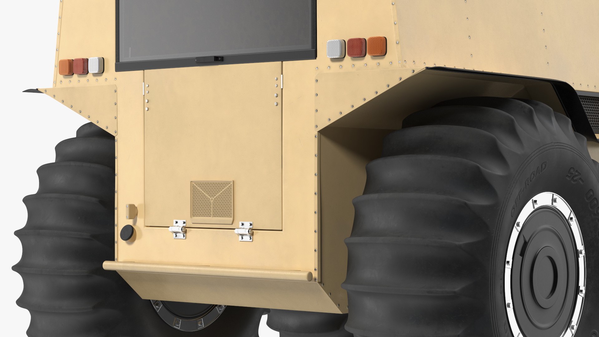 Amphibious ATV Simple Interior 3D Model - TurboSquid 2164077