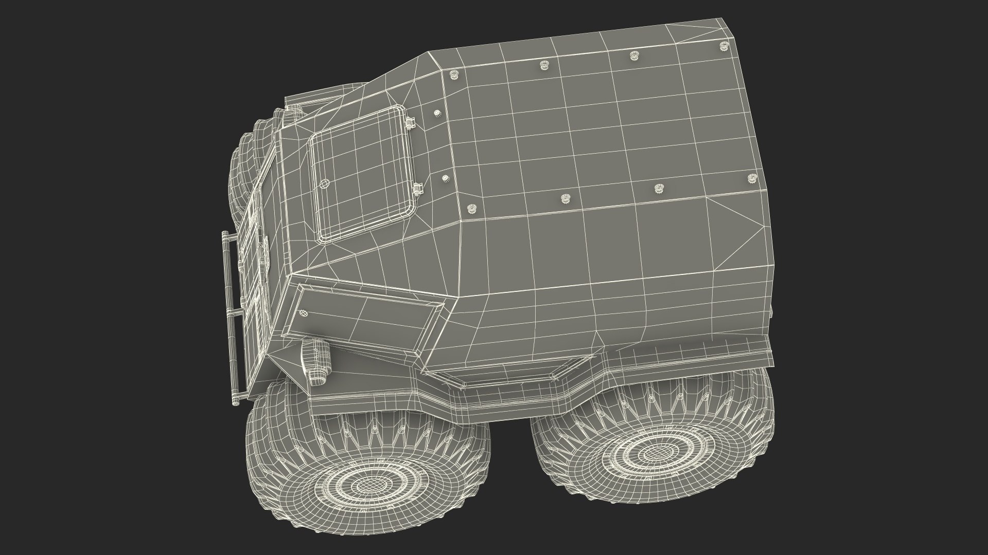 Amphibious ATV Simple Interior 3D Model - TurboSquid 2164077