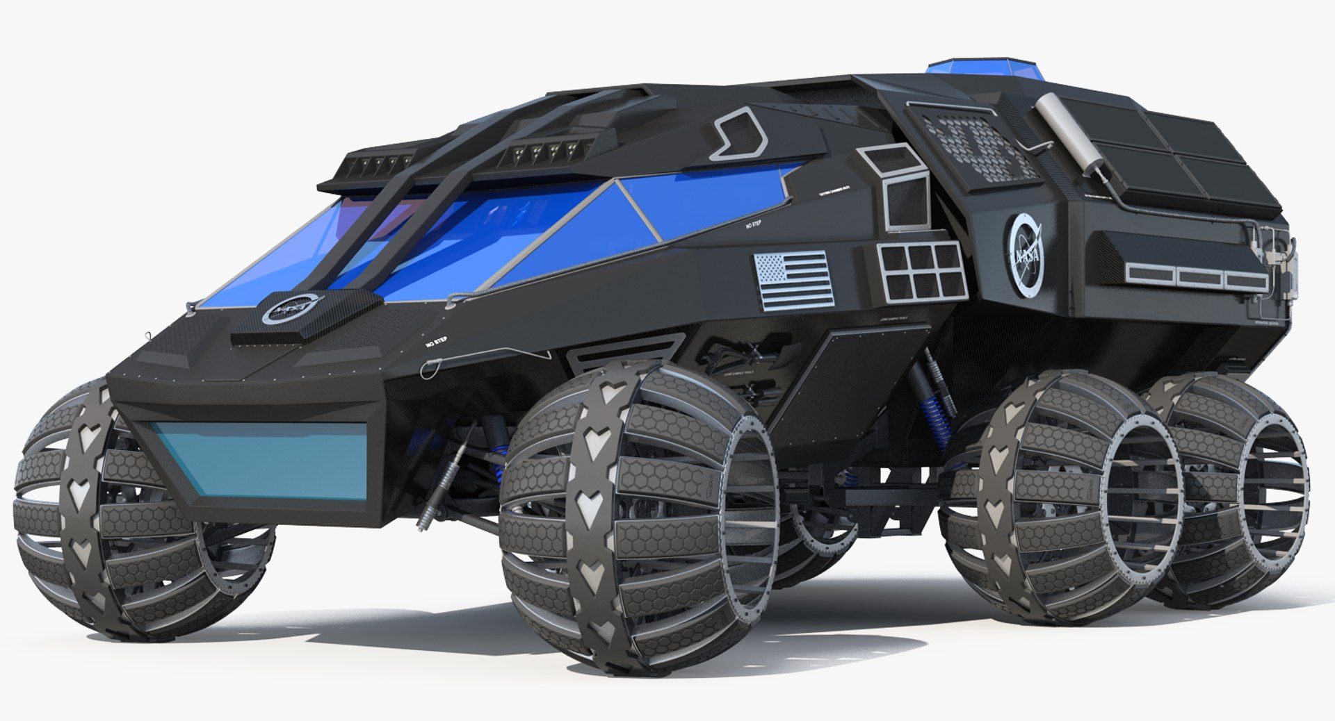 Nasa Futuristic Mars Rover 3D Model - TurboSquid 1254092