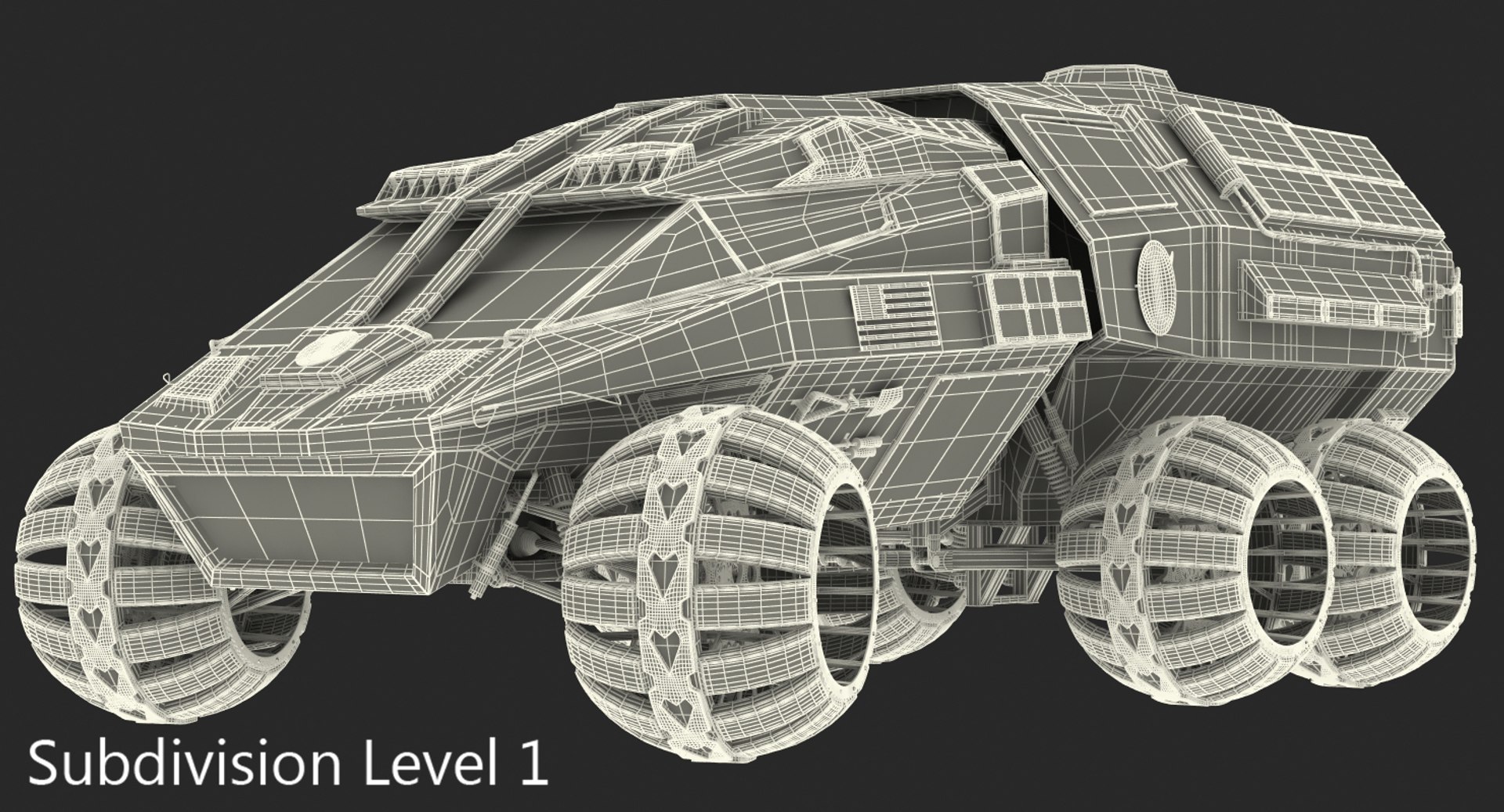 Nasa Futuristic Mars Rover 3D Model - TurboSquid 1254092