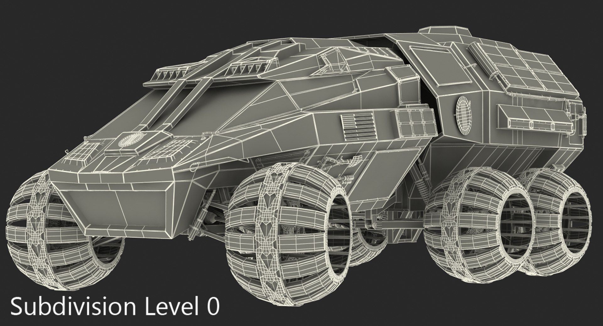 Nasa Futuristic Mars Rover 3D Model - TurboSquid 1254092