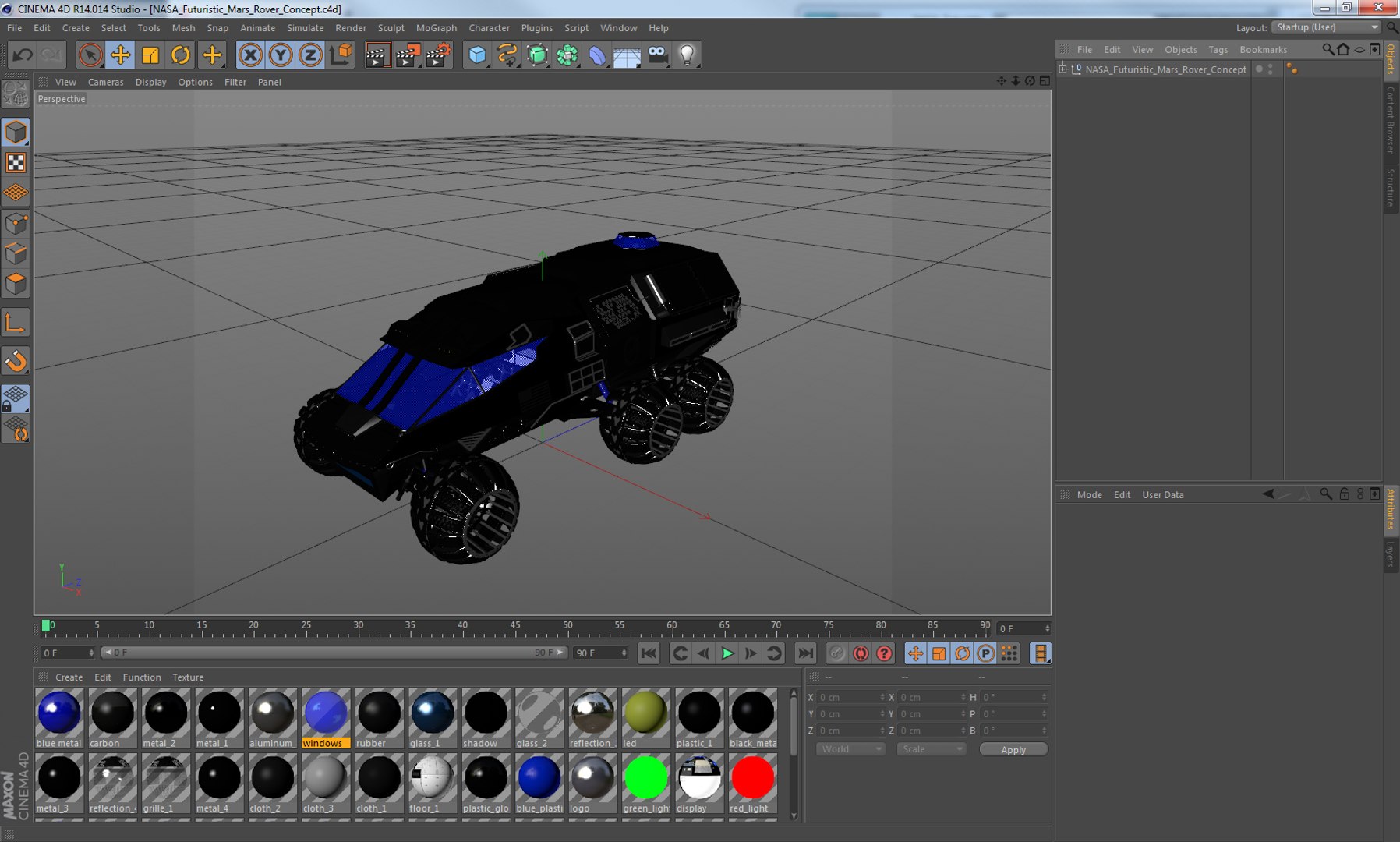 Nasa futuristic mars rover 3D model - TurboSquid 1254092