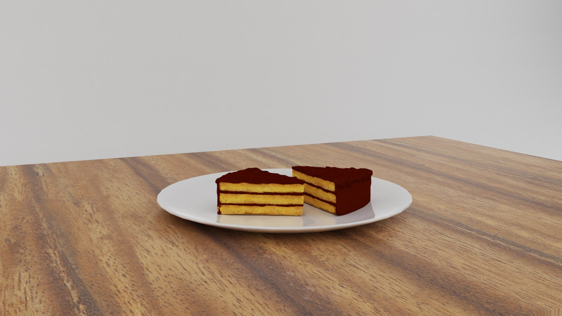 Chocolate Cake Slice 3D Model - TurboSquid 1492100