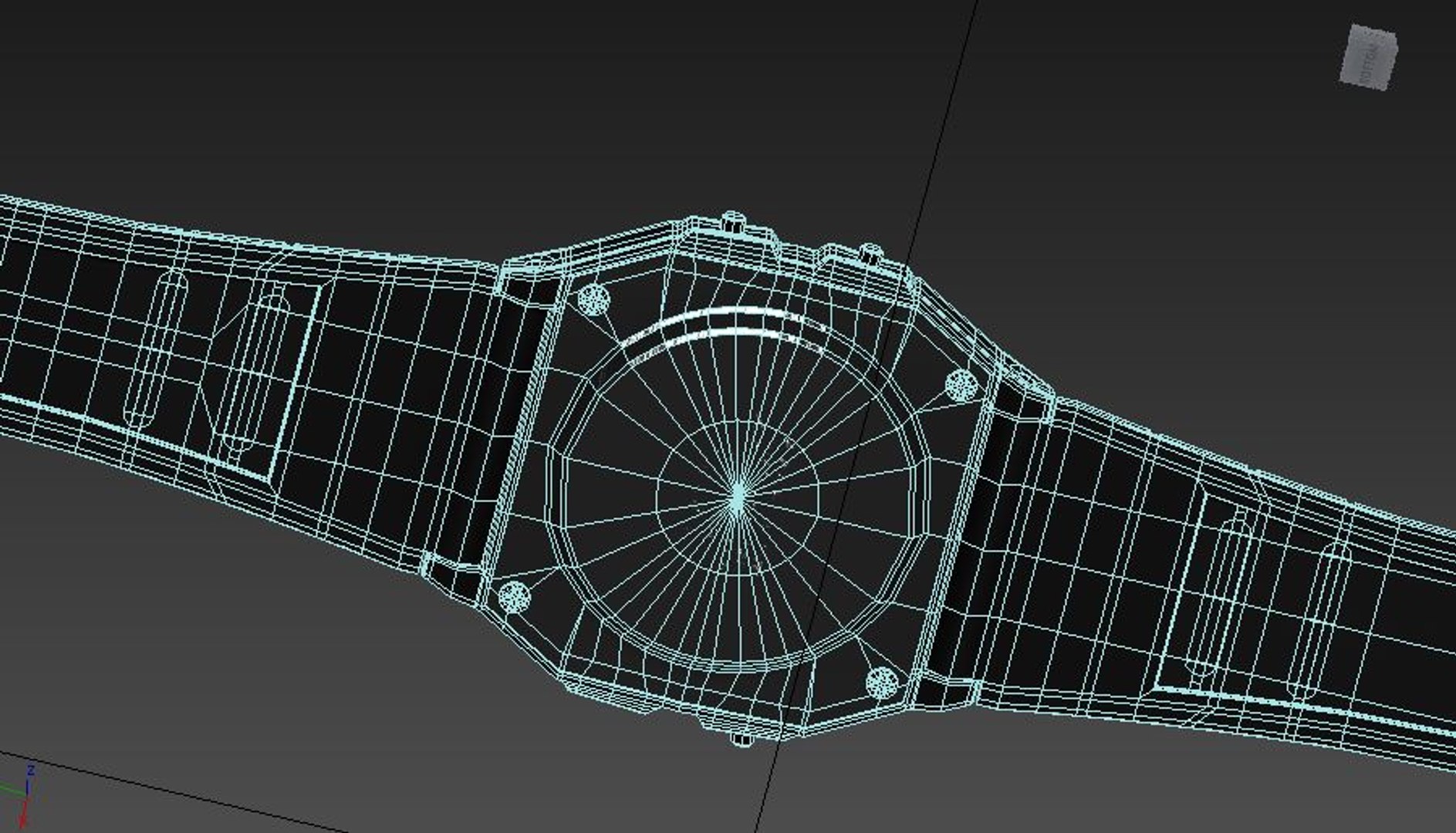 3dsmax Digital Casio Watch