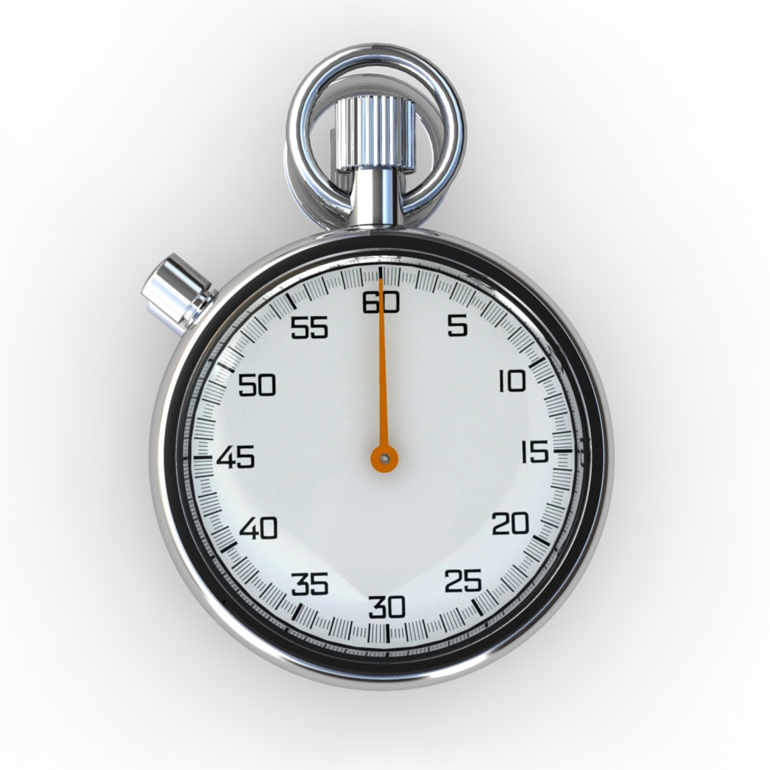 stopwatch watch 3d 3ds