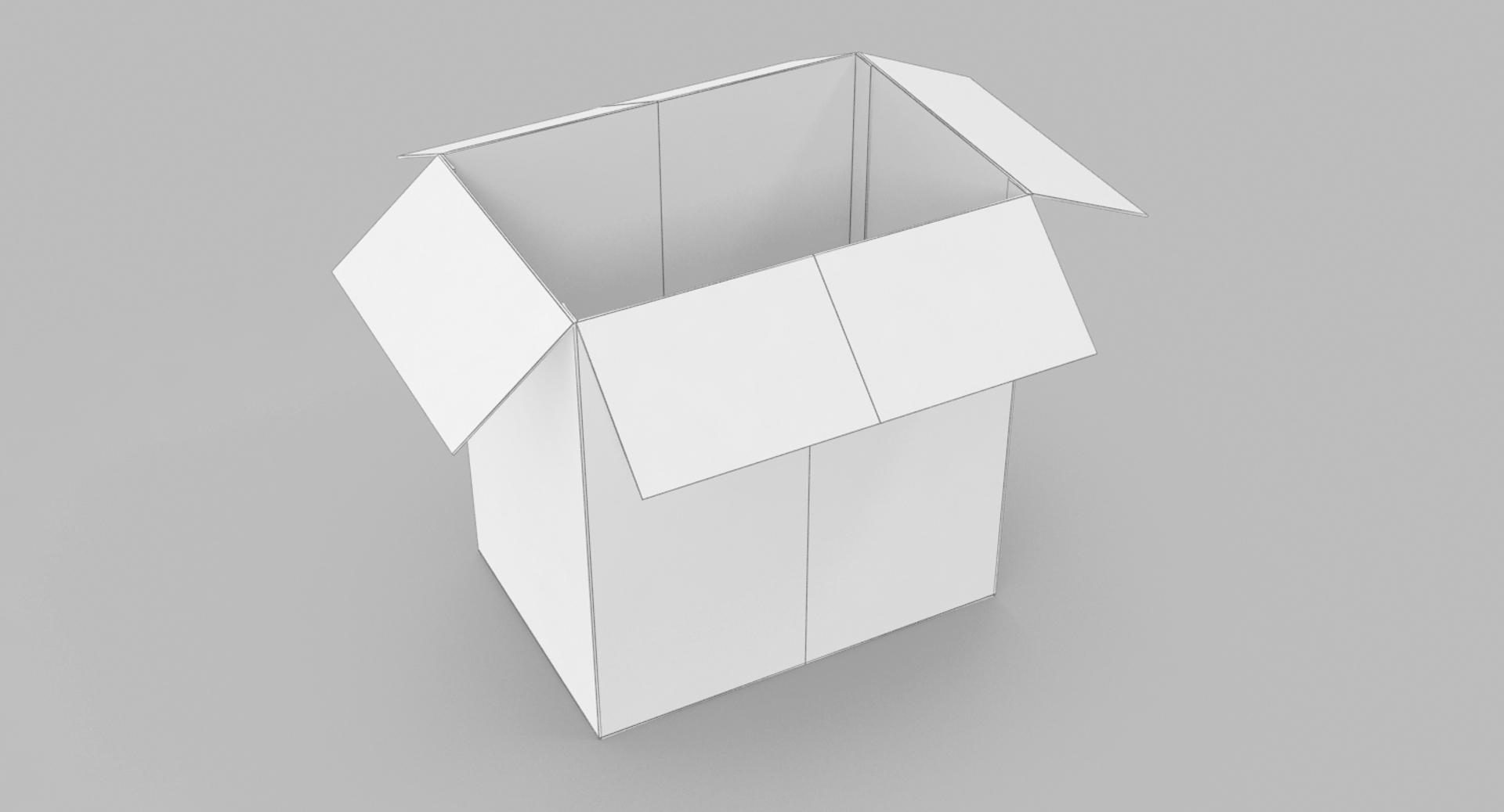 3D Realistic Cardboard Box - TurboSquid 1214510