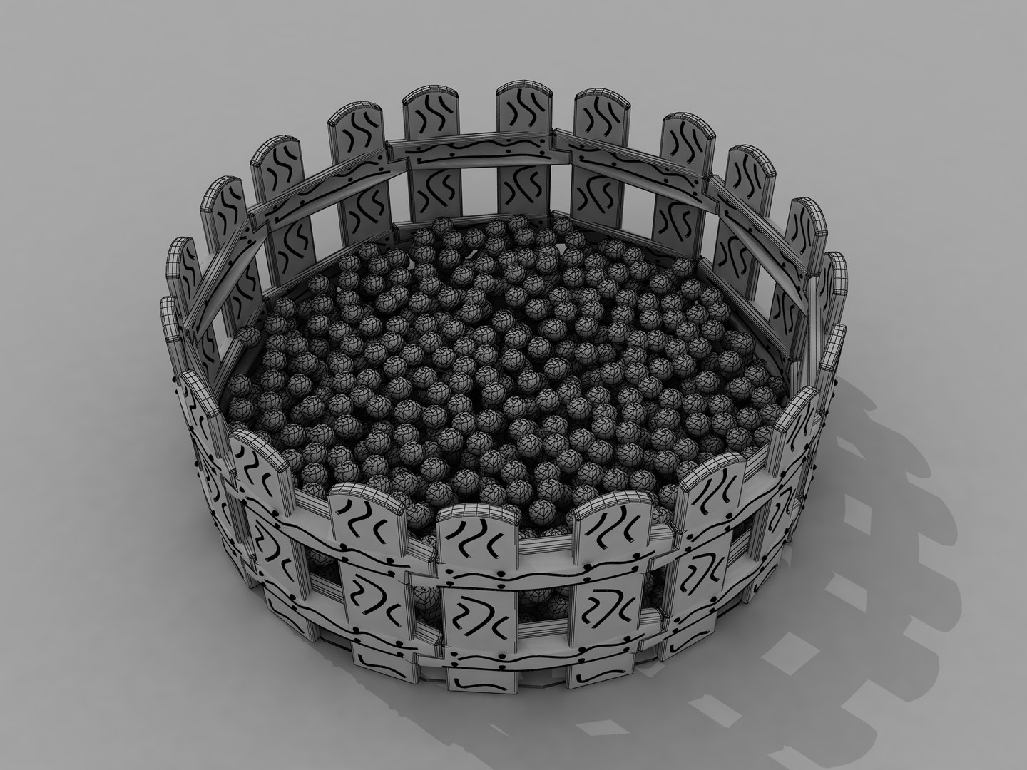 Polythene Ball Pool Play 3D Model - TurboSquid 1587862