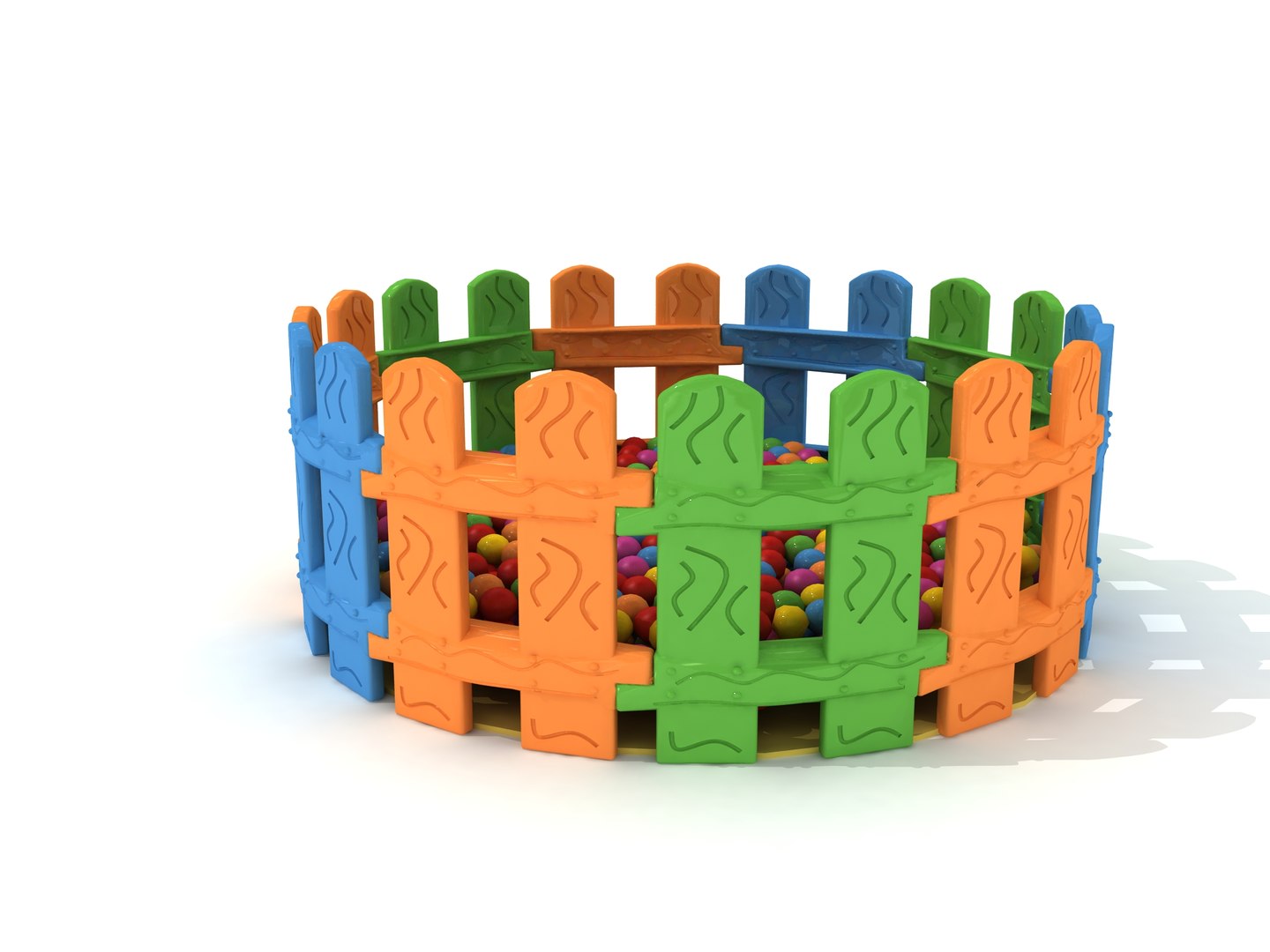 Polythene Ball Pool Play 3D Model - TurboSquid 1587862