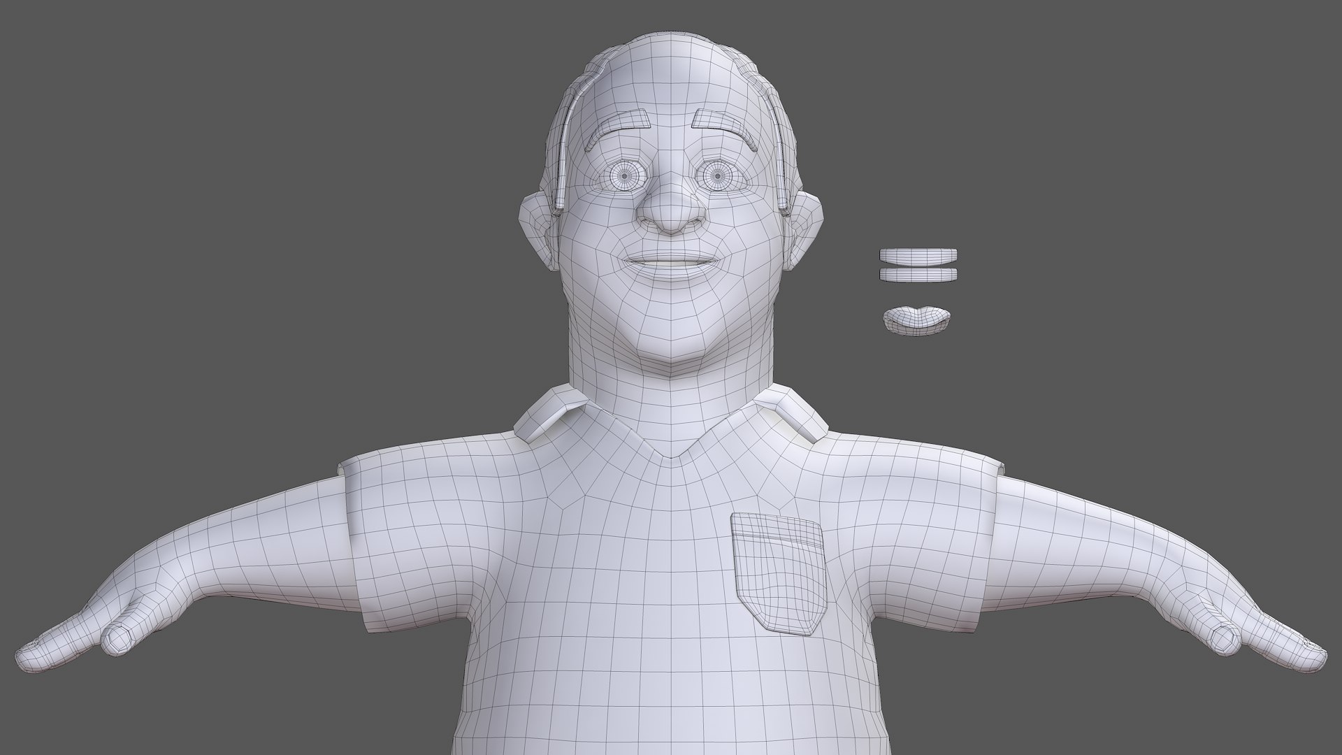 Cartoon Man Boss Character For Motion 3D Model - TurboSquid 1829208