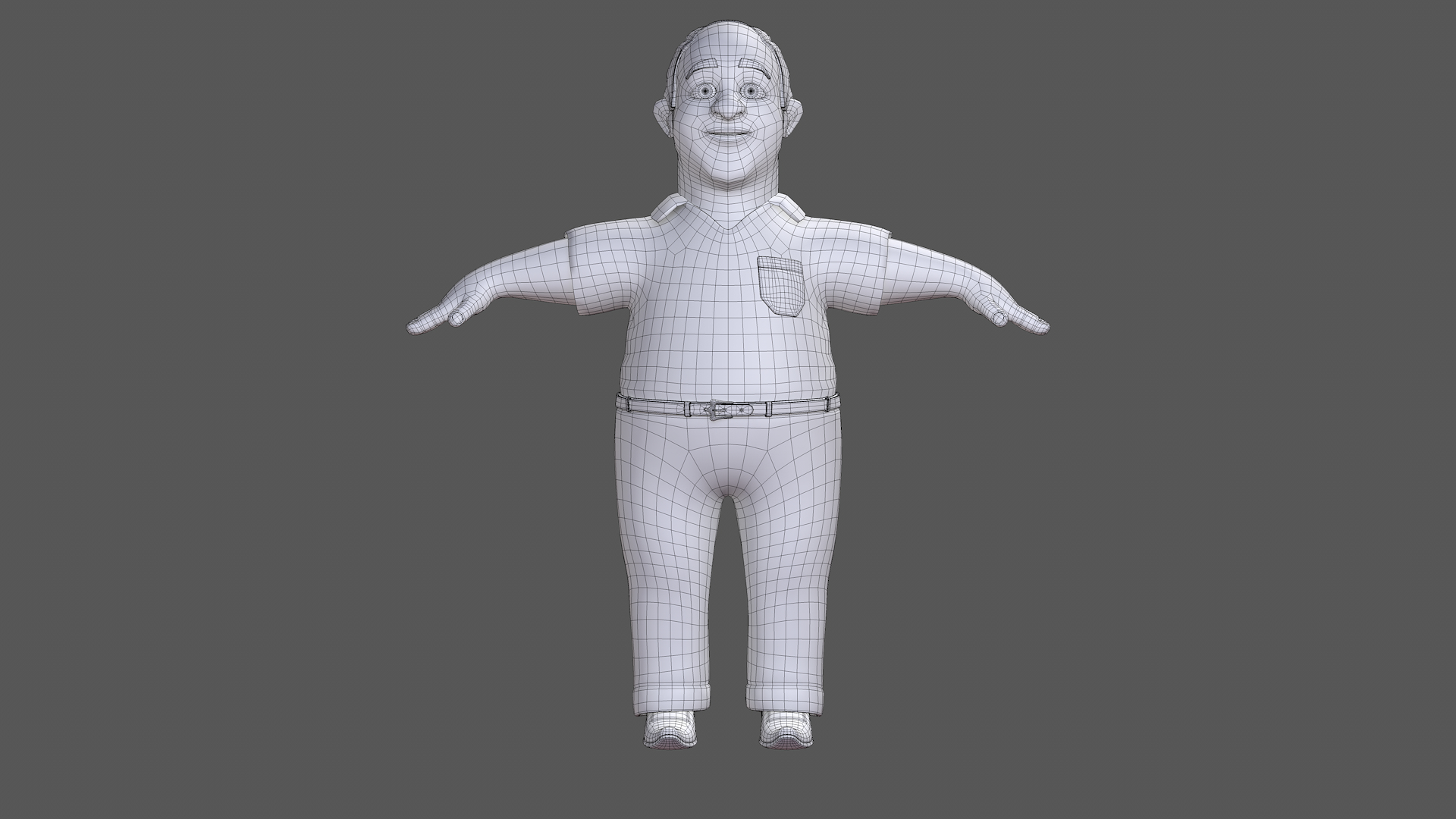 Cartoon Man Boss Character For Motion 3D Model - TurboSquid 1829208