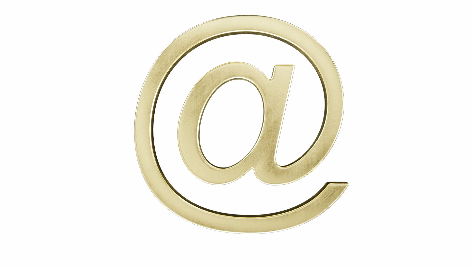 E-Mail sign model - TurboSquid 1882706