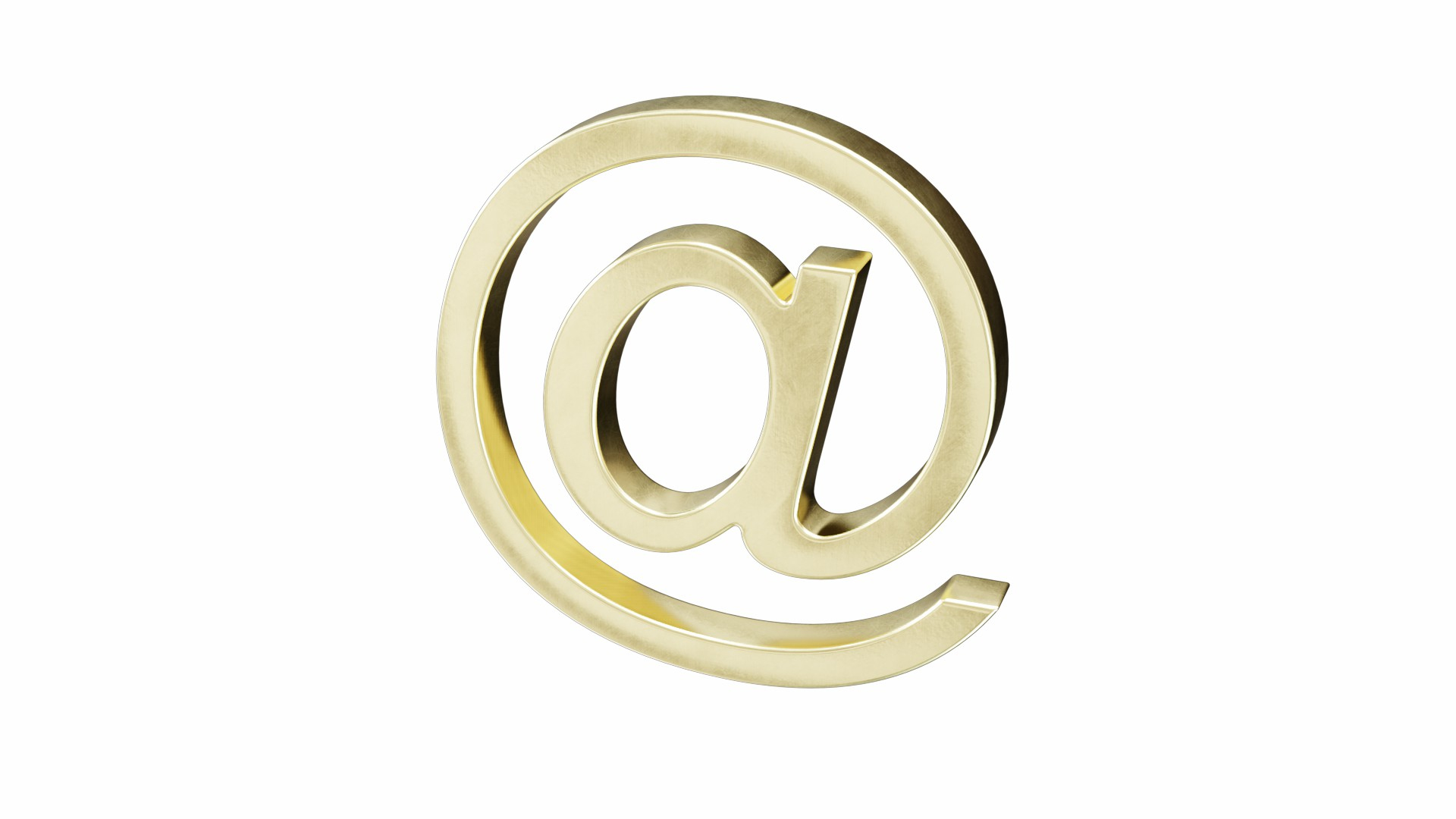 E-Mail sign model - TurboSquid 1882706