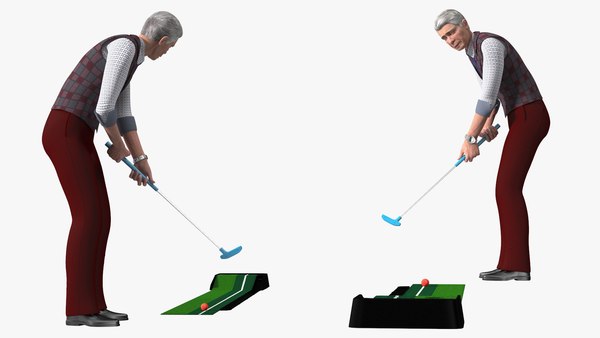 Indoor Mini Golf Player 3D model - TurboSquid 1830817