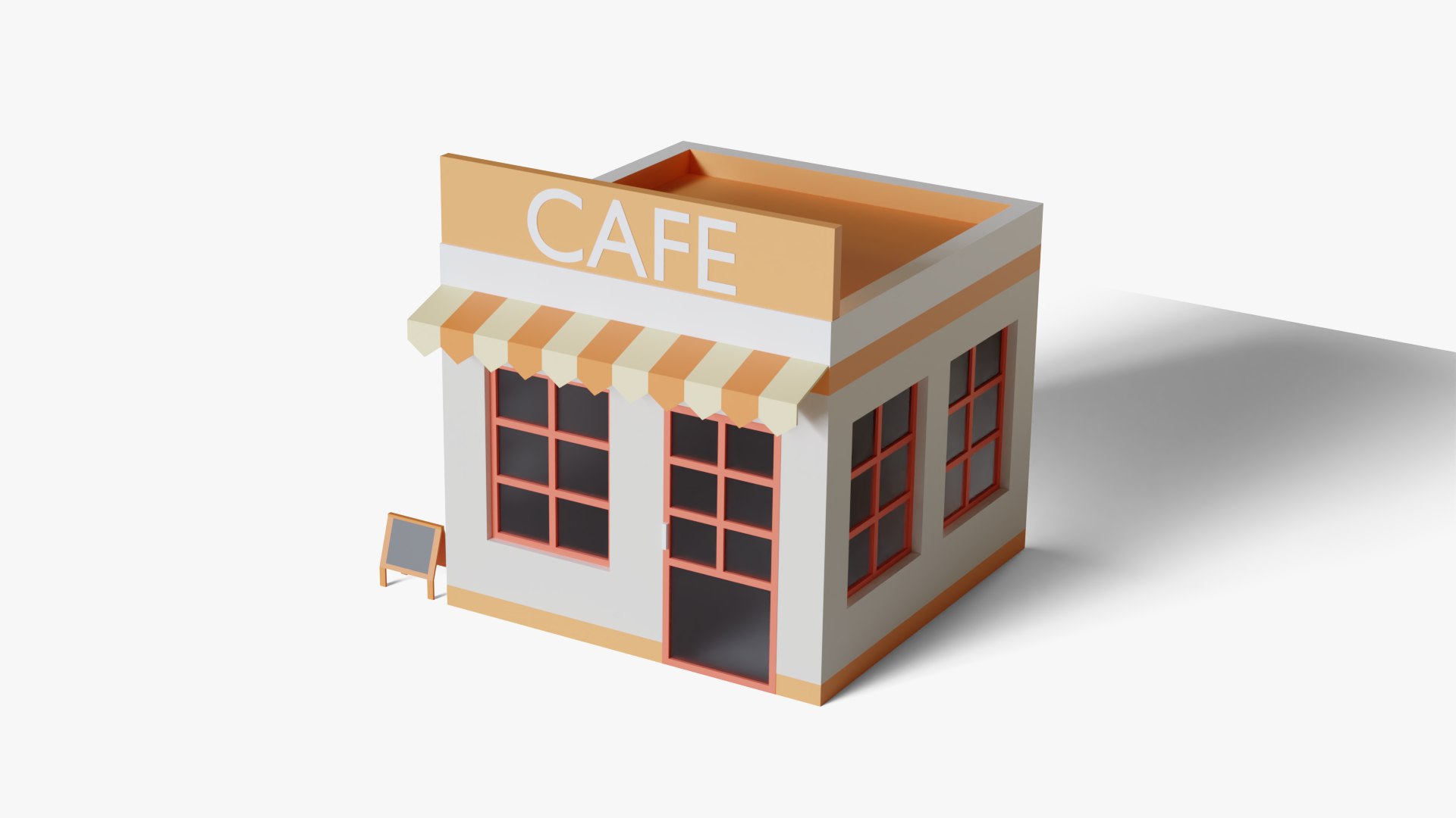 Cafe 3D - TurboSquid 2064820