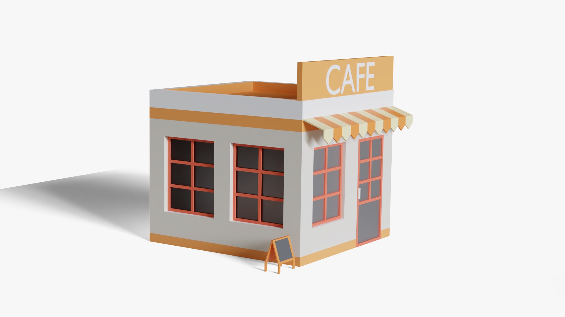 Cafe 3D - TurboSquid 2064820