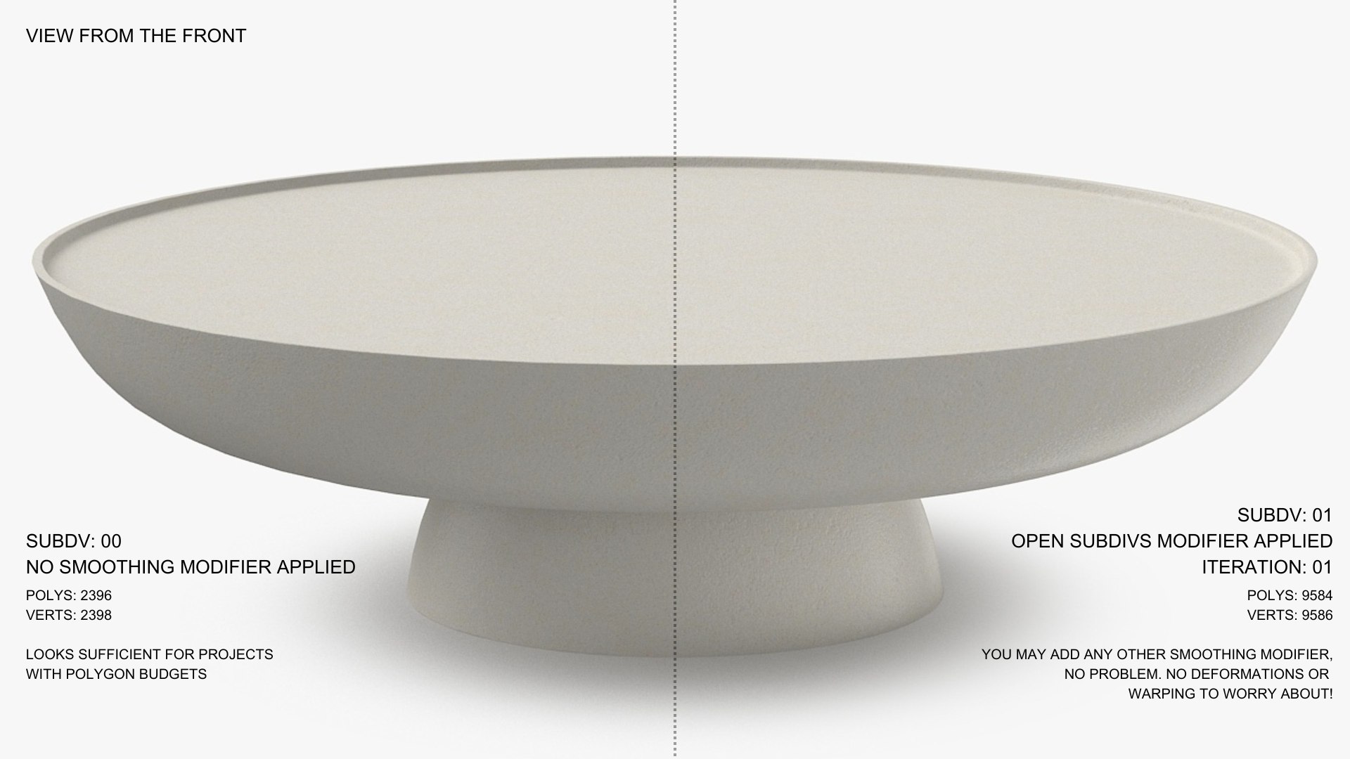 3D Maria Oval Coffee Table By Rove Concepts Model - TurboSquid 2143052