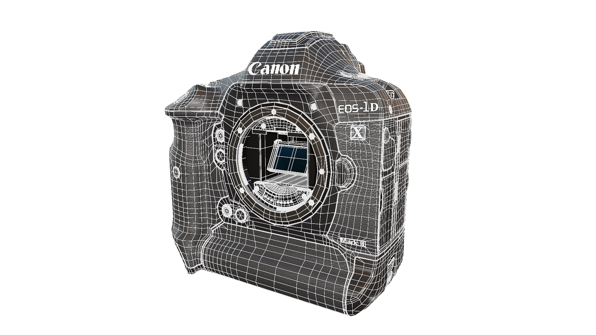 Canon 1dx Mark2 Realistic 3D Model - TurboSquid 1585844