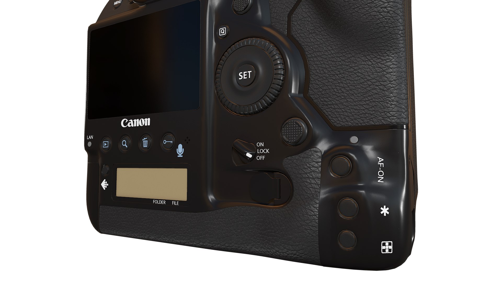 Canon 1dx Mark2 Realistic 3D Model - TurboSquid 1585844