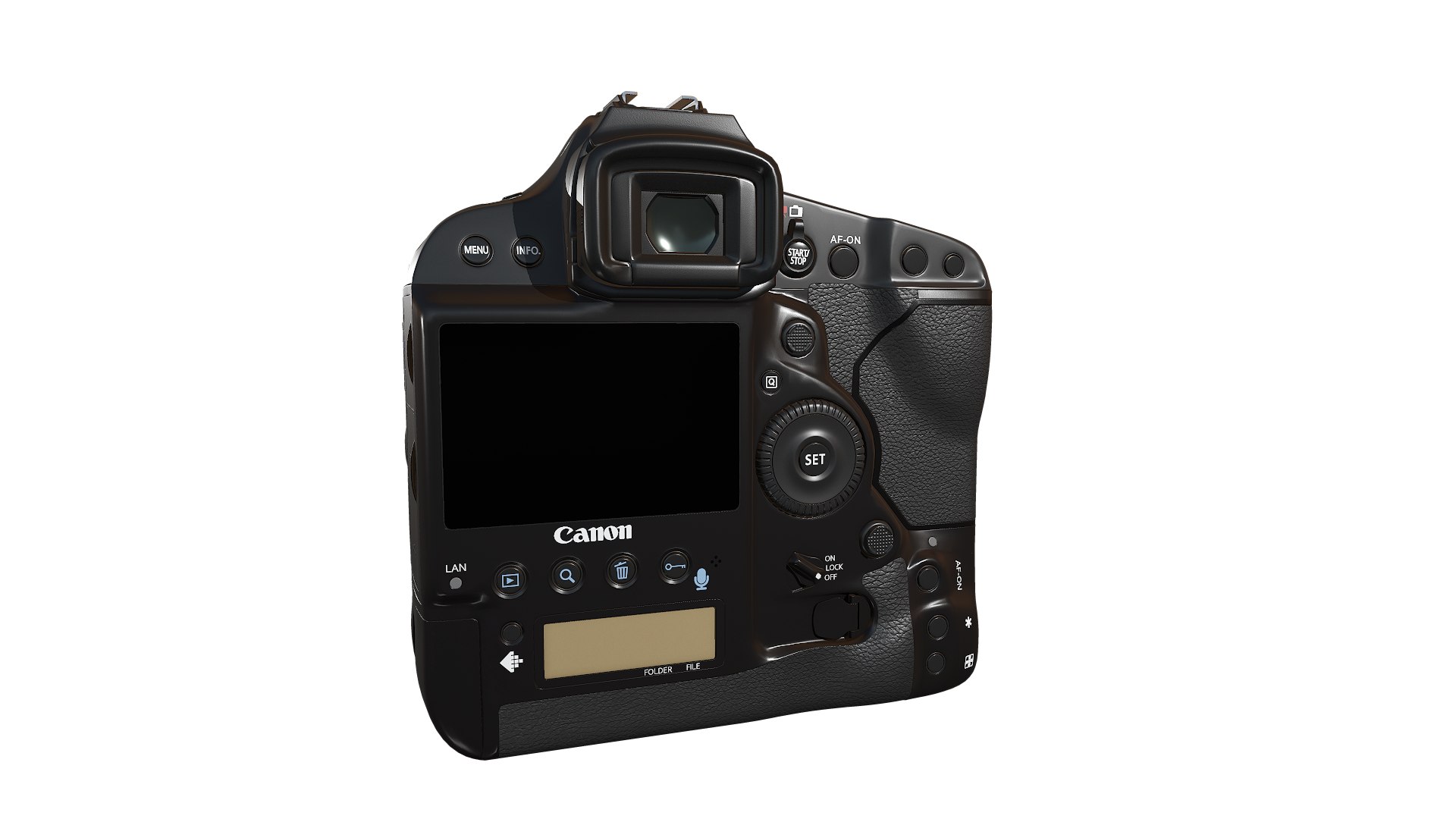 Canon 1dx Mark2 Realistic 3D Model - TurboSquid 1585844