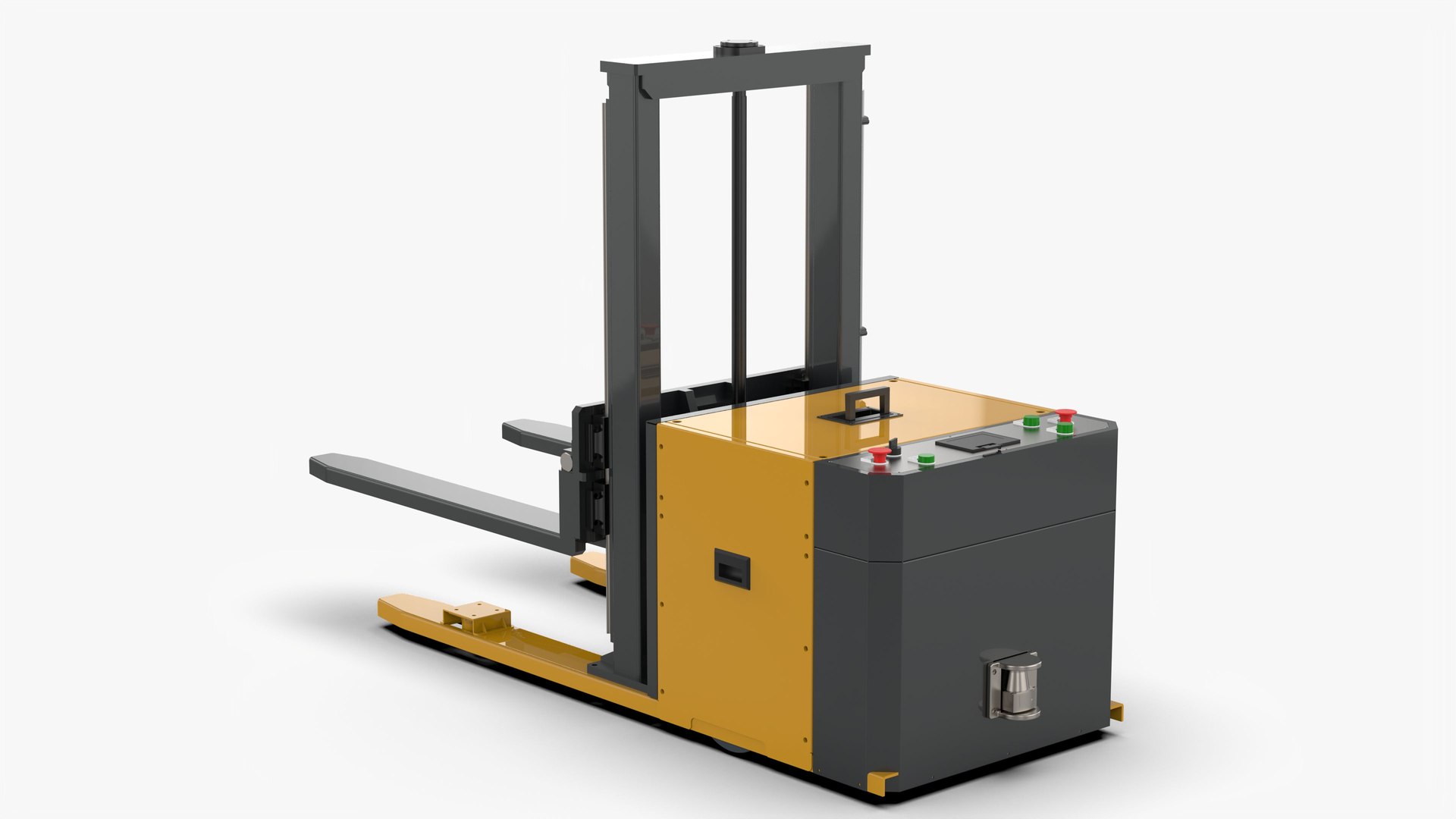 3D AGV Forklift Stacker Model - TurboSquid 2015622
